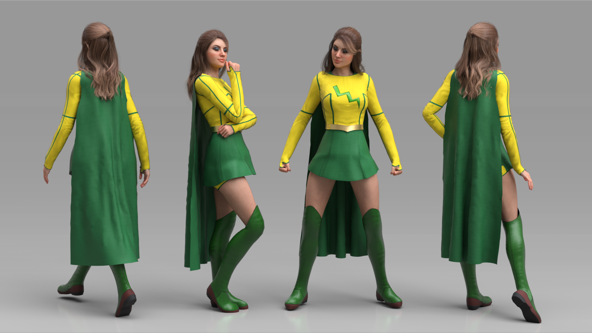 Female Superheros - Character Creator/Outfit - Reallusion Content Store
