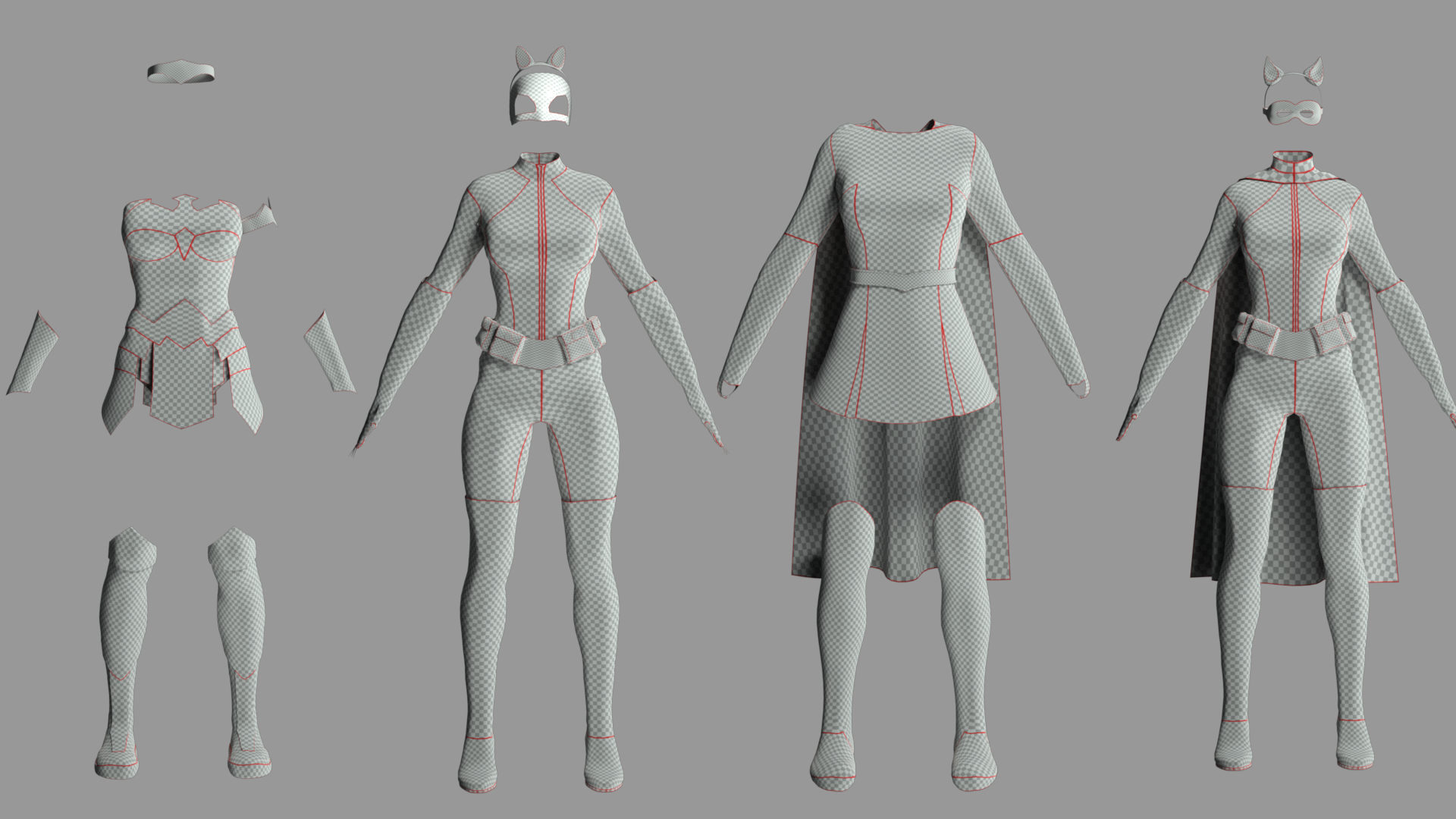 Female Superheros - Character Creator/Outfit - Reallusion Content Store