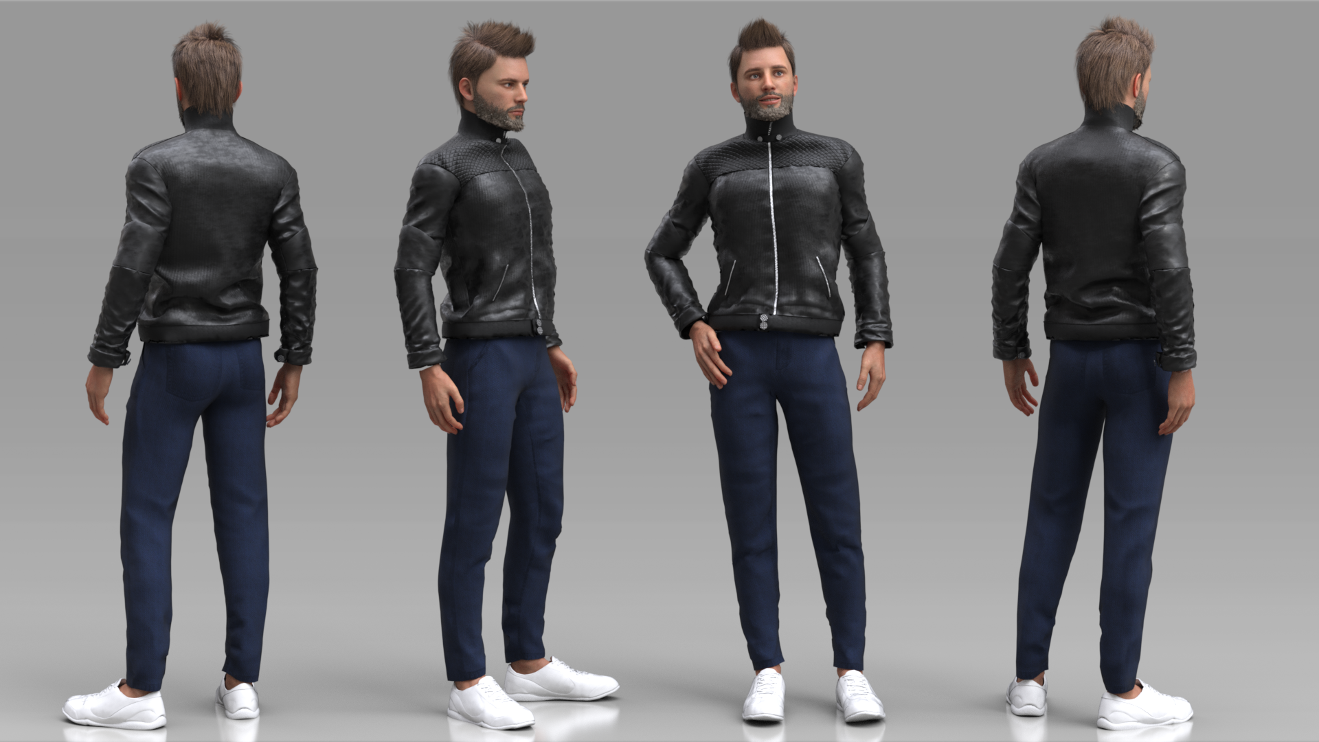 Bomber Jackets - Male - Character Creator/Outfit - Reallusion Content Store