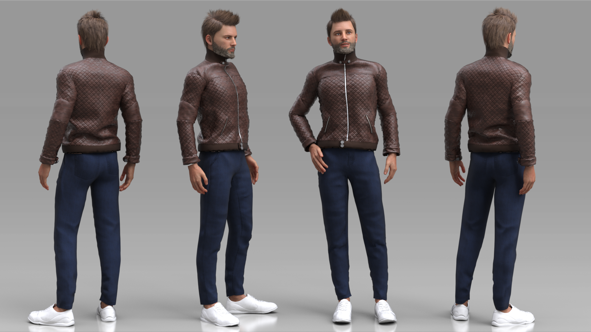Bomber Jackets - Male - Character Creator/Outfit - Reallusion Content Store