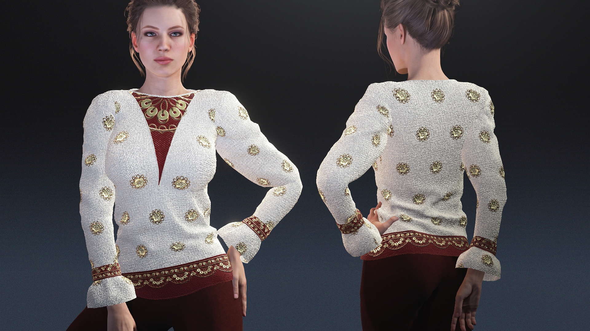 Blouse _1 - Character Creator/Outfit - Reallusion Content Store
