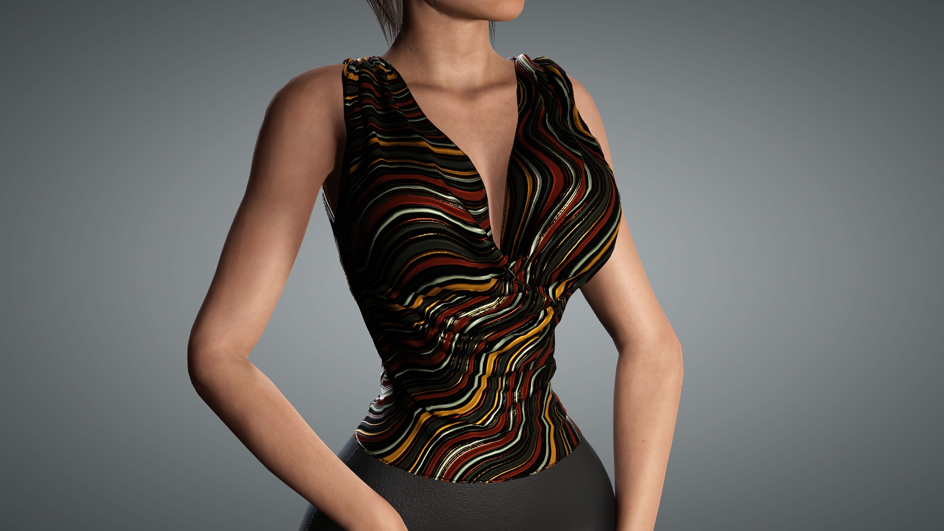 Cowl shirt - Character Creator/Outfit - Reallusion Content Store