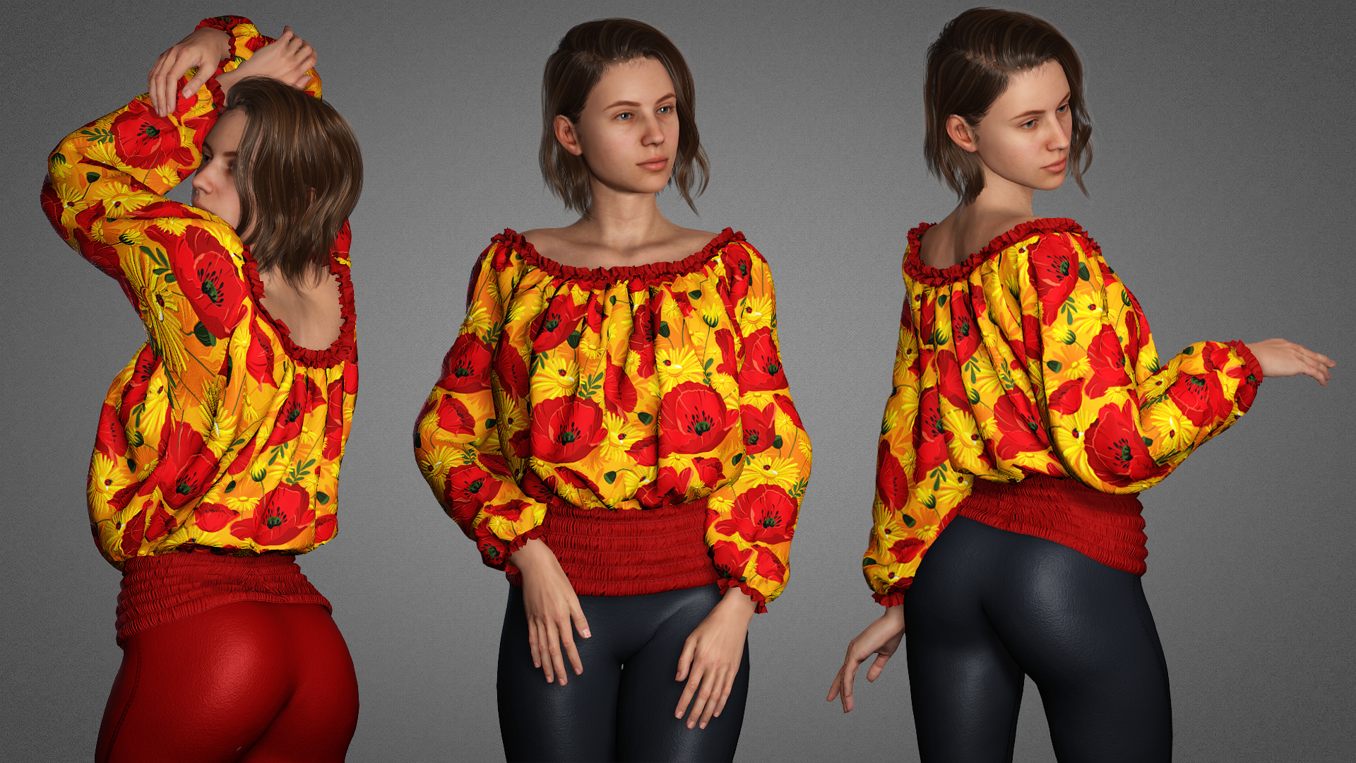 Blouse set #4 - Character Creator/Outfit - Reallusion Content Store