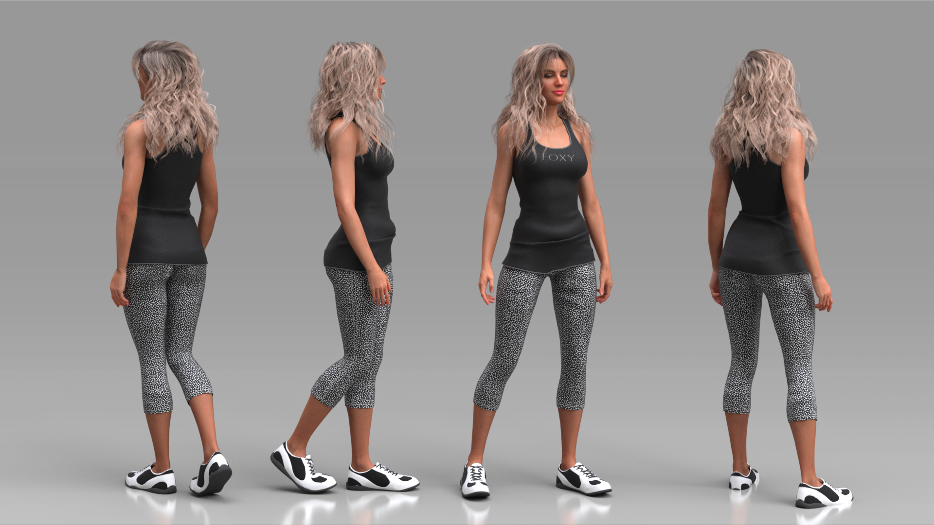 Capri & Tshirt - Character Creator/Outfit - Reallusion Content Store