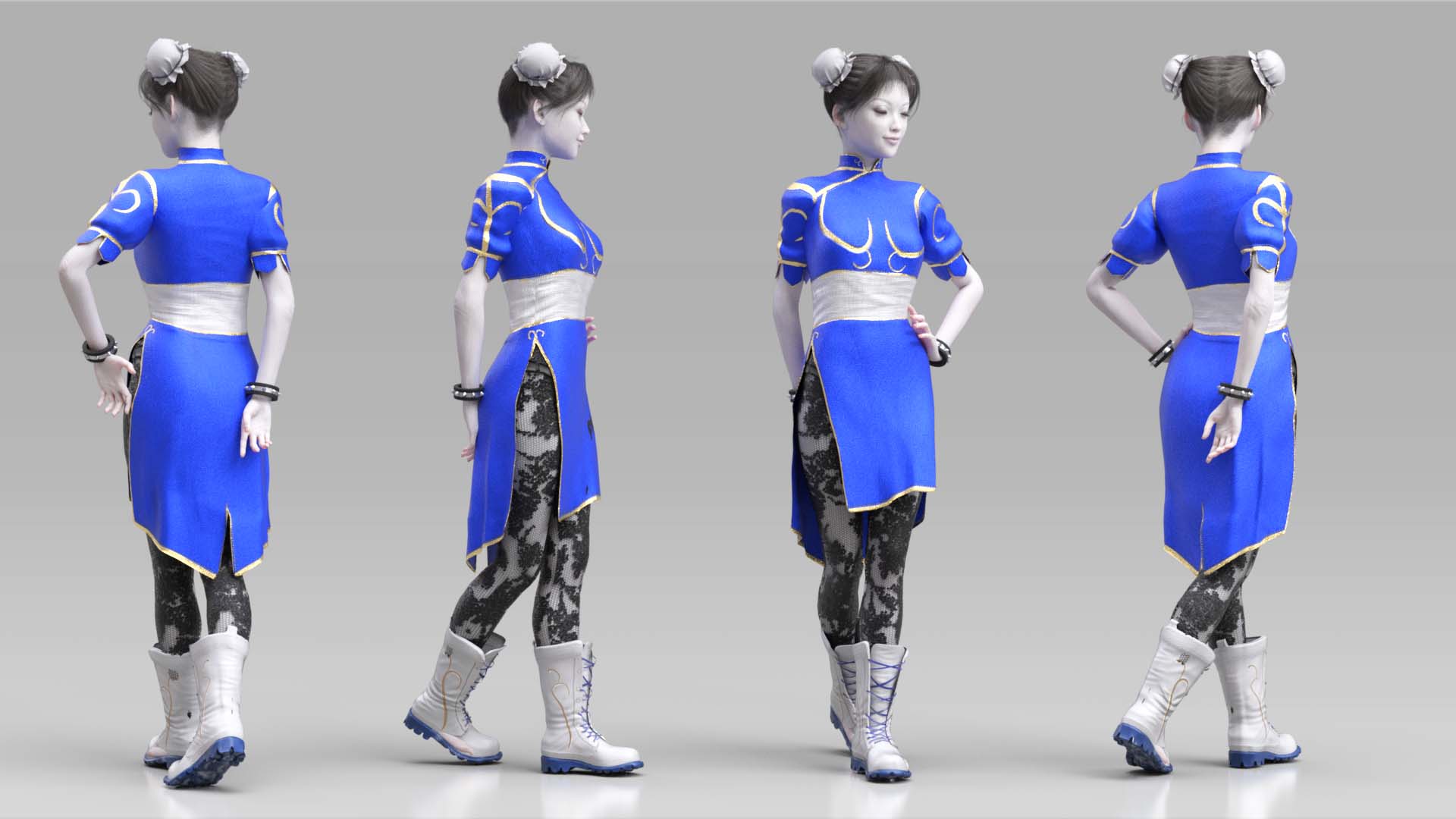 Martial Arts - Costume A - 5 Set - Character Creator/Outfit ...