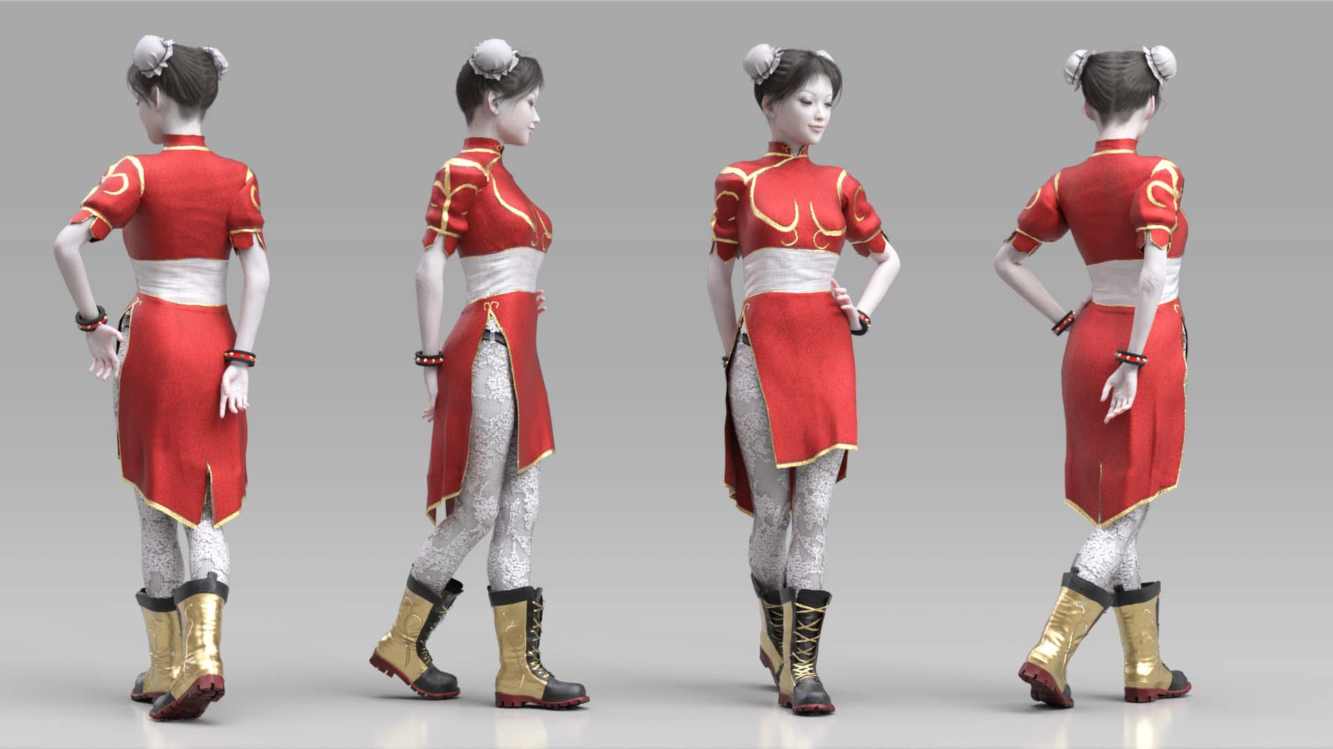 Martial Arts - Costume A - 5 Set - Character Creator/Outfit ...