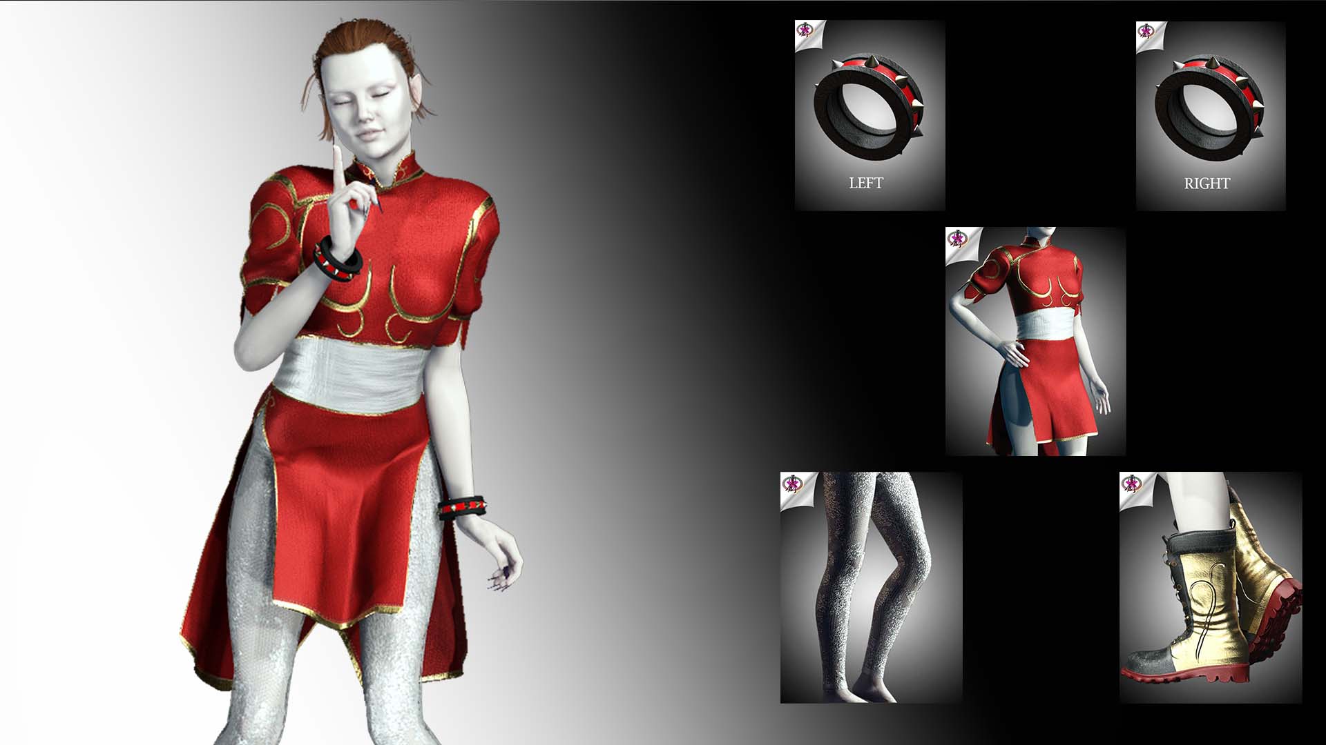 Martial Arts - Costume A - 5 Set - Character Creator/Outfit ...