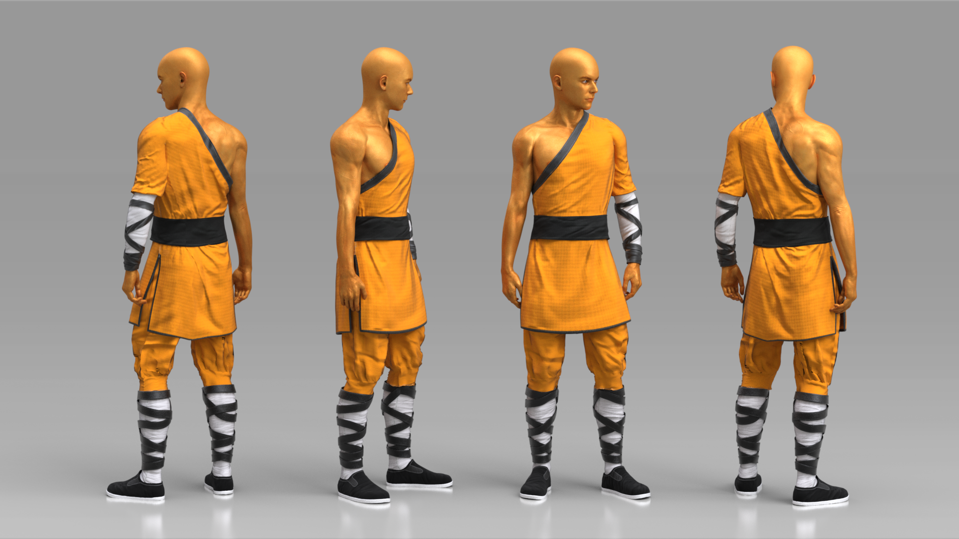 Martial Art - Costume B 5 Set - Character Creator/Outfit - Reallusion ...