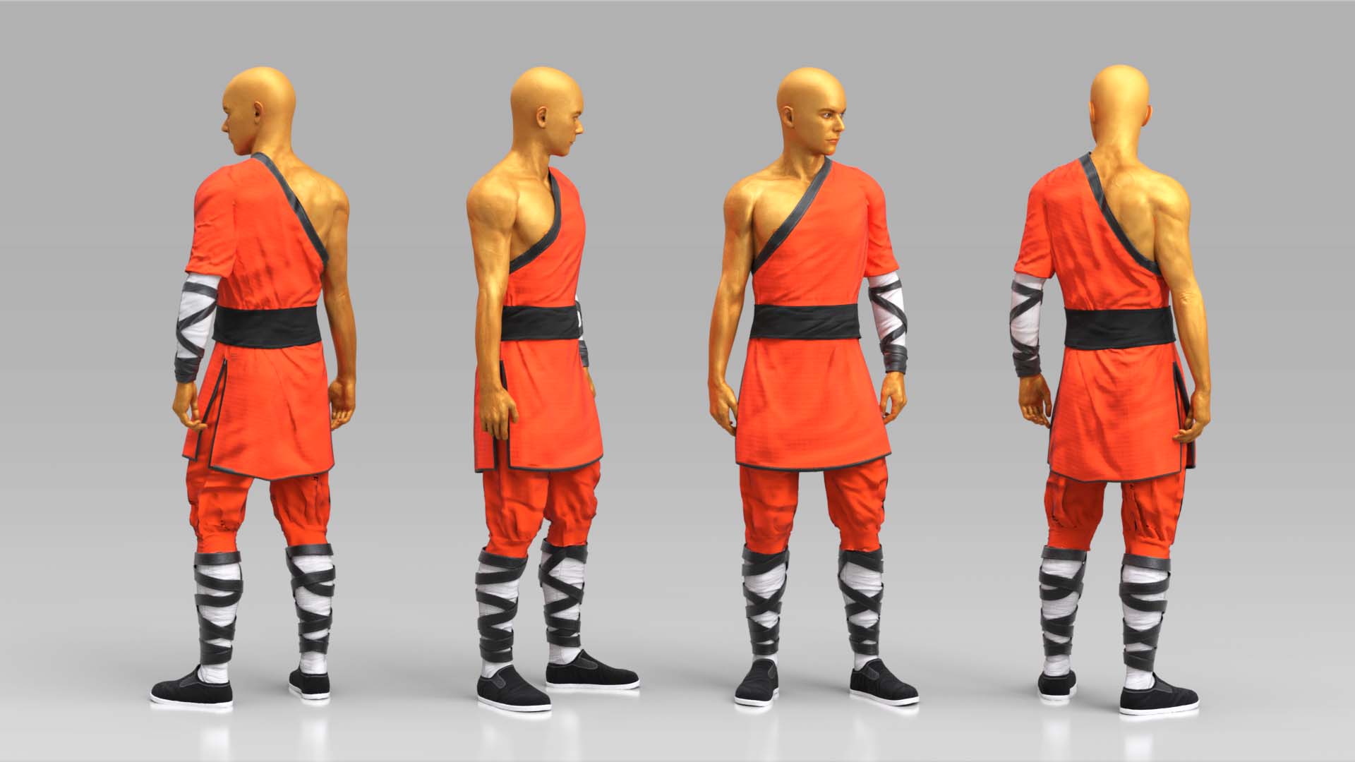 Martial Art - Costume B 5 Set - Character Creator/Outfit - Reallusion ...