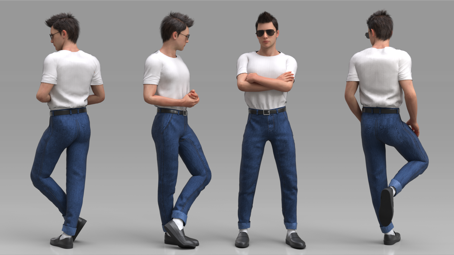 1950's Retro Male - Character Creator/Outfit - Reallusion Content Store