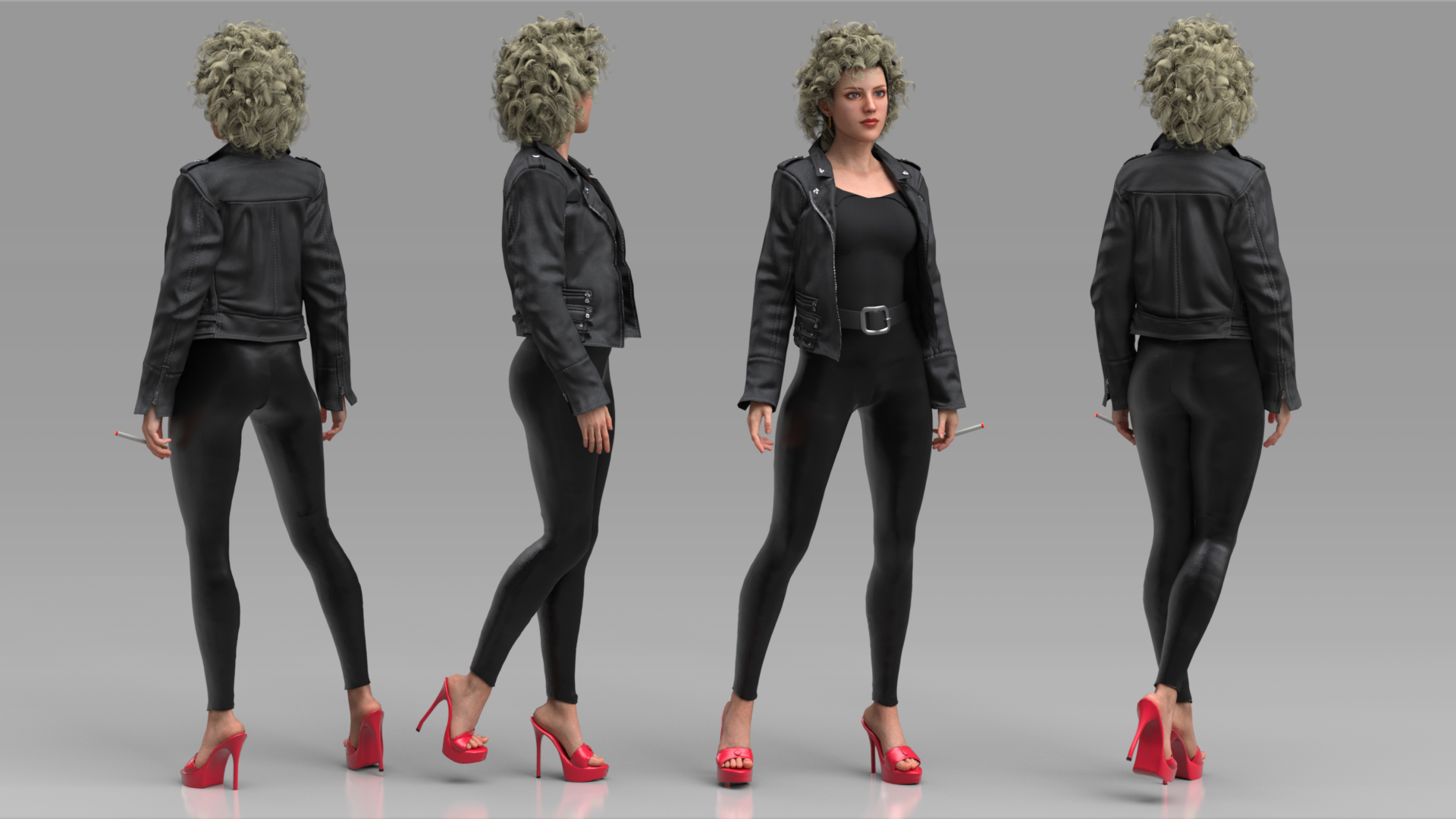 1950's Retro Female Mega Pack - Character Creator/Outfit - Reallusion ...