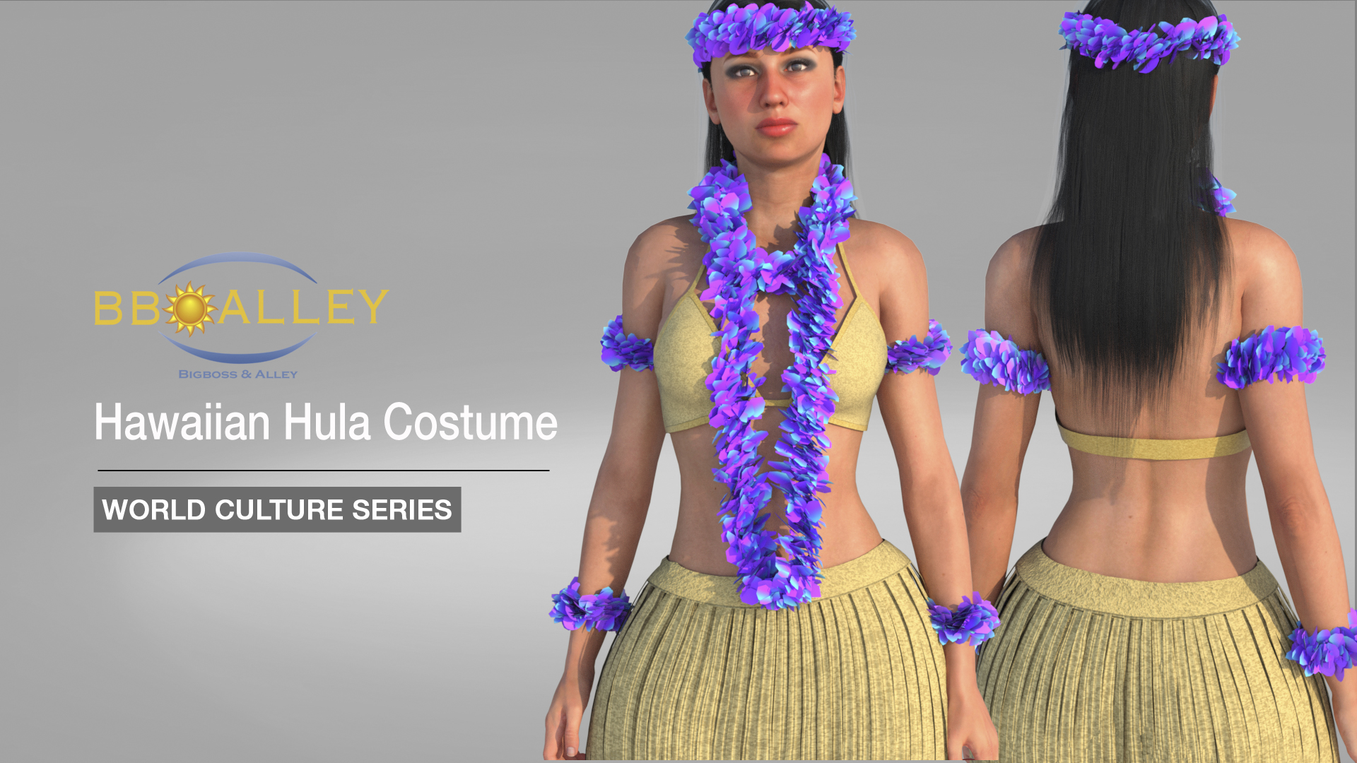 Hawaiian Hula - Character Creator/Outfit - Reallusion Content Store