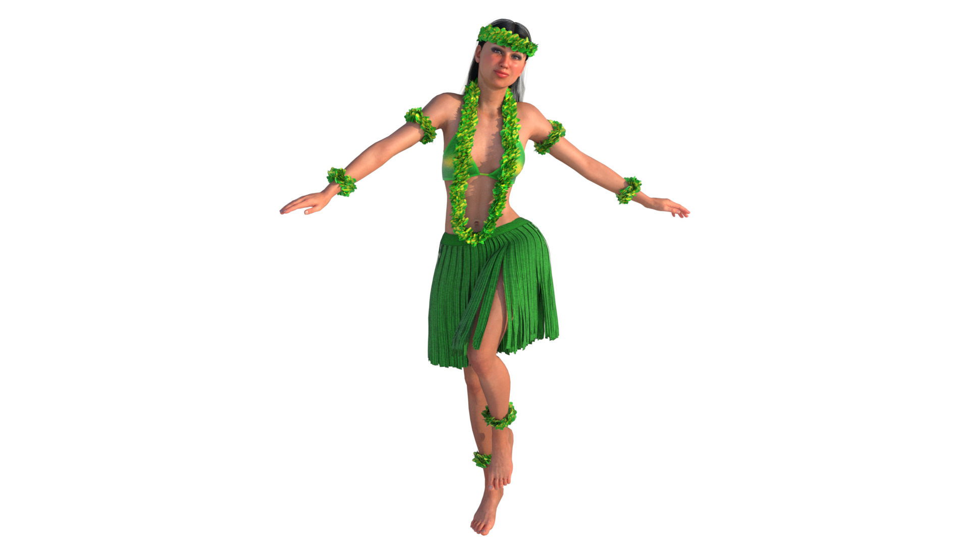 Hawaiian Hula - Character Creator/Outfit - Reallusion Content Store