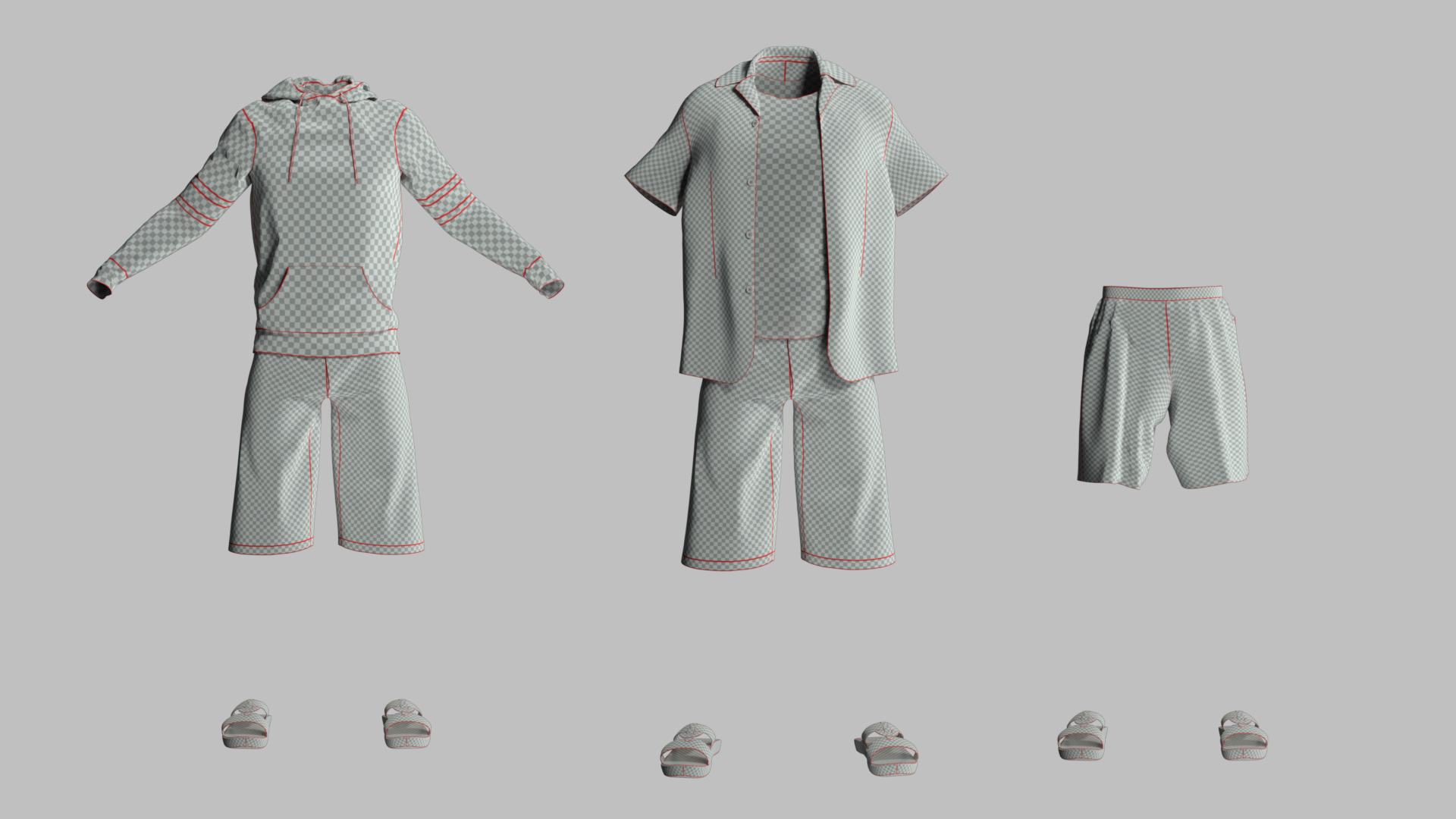 Men's Summer Wardrobe - Character Creator/Outfit - Reallusion Content Store