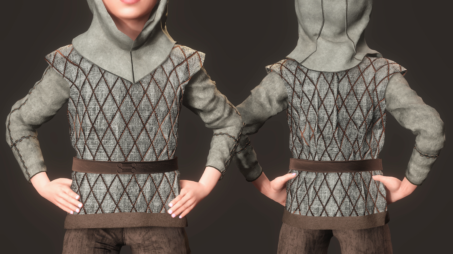 Medieval children's clothing and boots _ B1 - Character Creator/Outfit ...