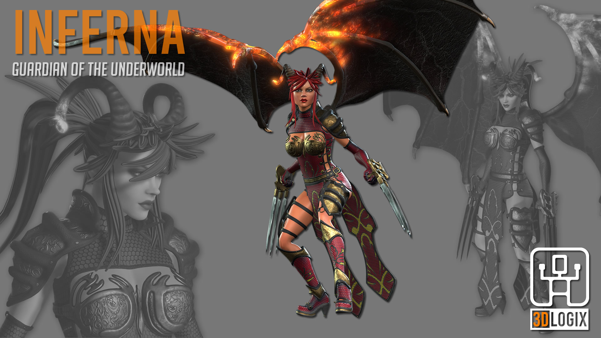 Guardian Inferna - Character Creator/Outfit - Reallusion Content Store