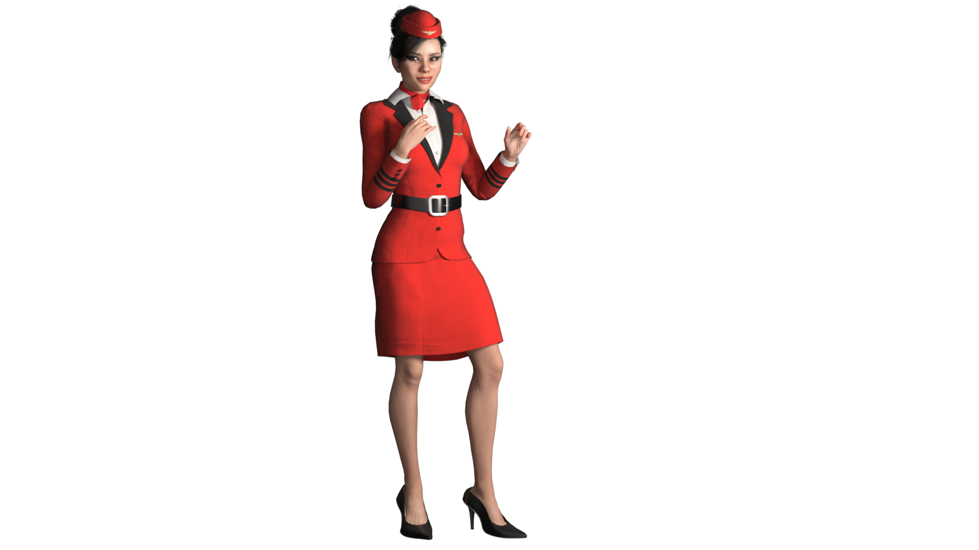 Flight Attendant - Character Creator/Outfit - Reallusion Content Store