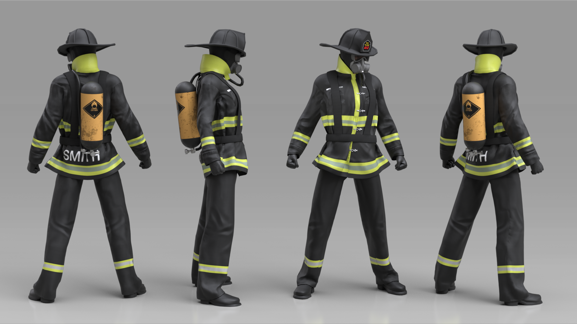 Fire Fighters - Character Creator/Outfit - Reallusion Content Store