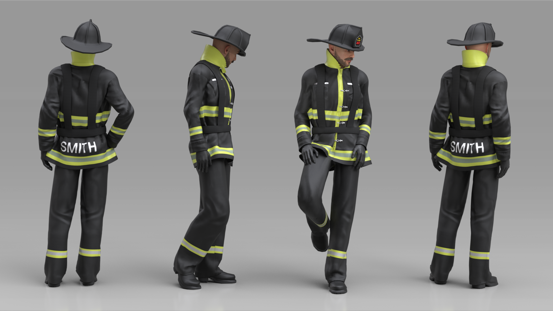 Fire Fighters - Character Creator/Outfit - Reallusion Content Store