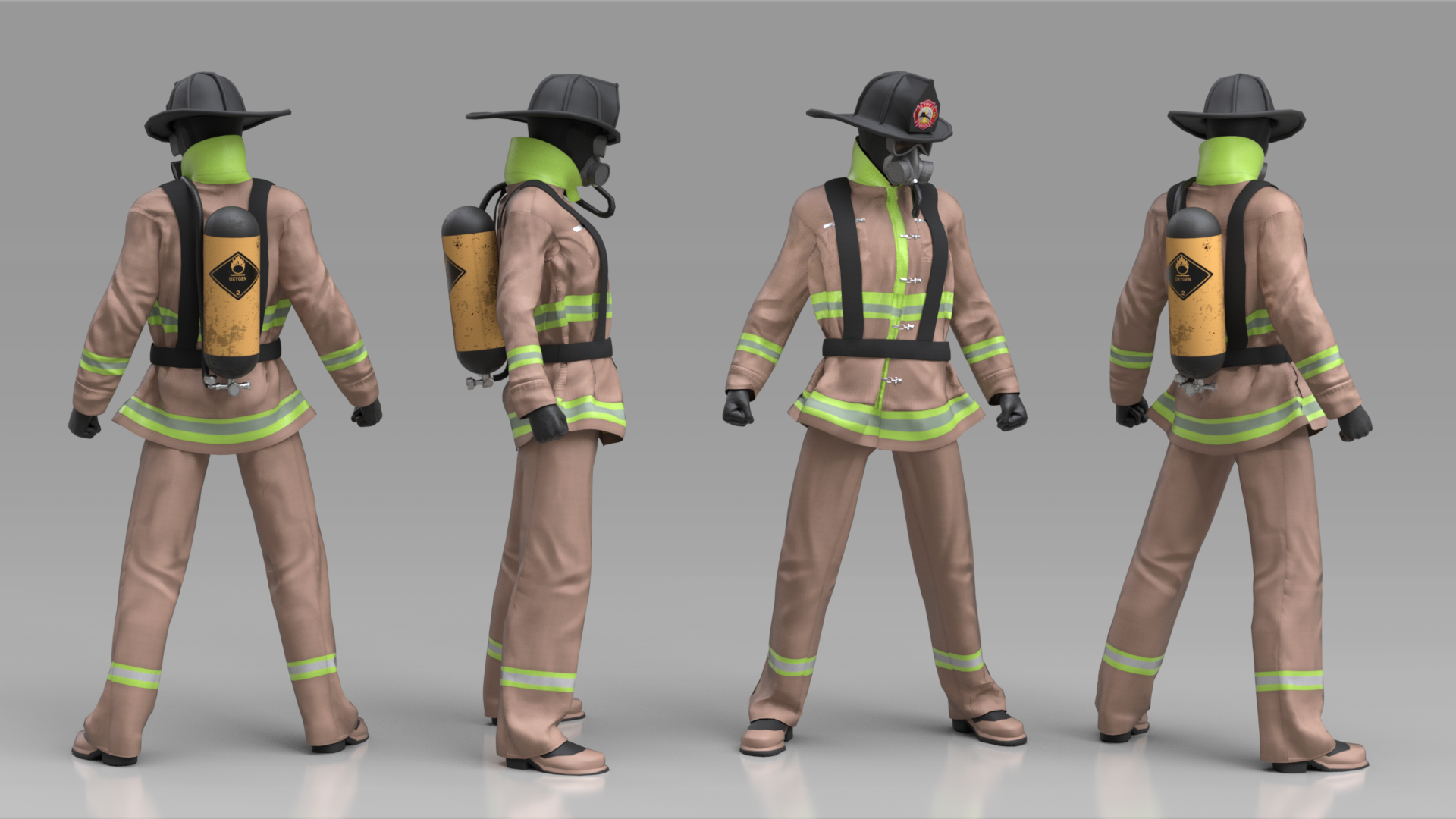 Fire Fighters - Character Creator/Outfit - Reallusion Content Store