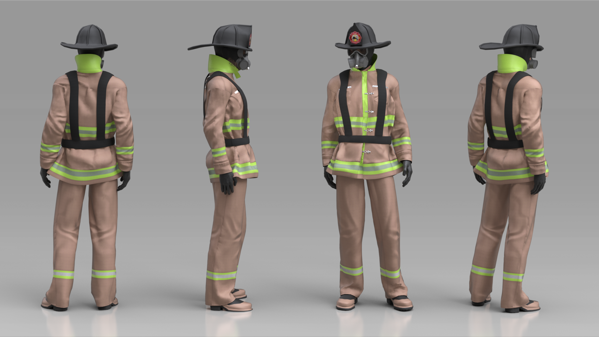 Fire Fighters - Character Creator/Outfit - Reallusion Content Store