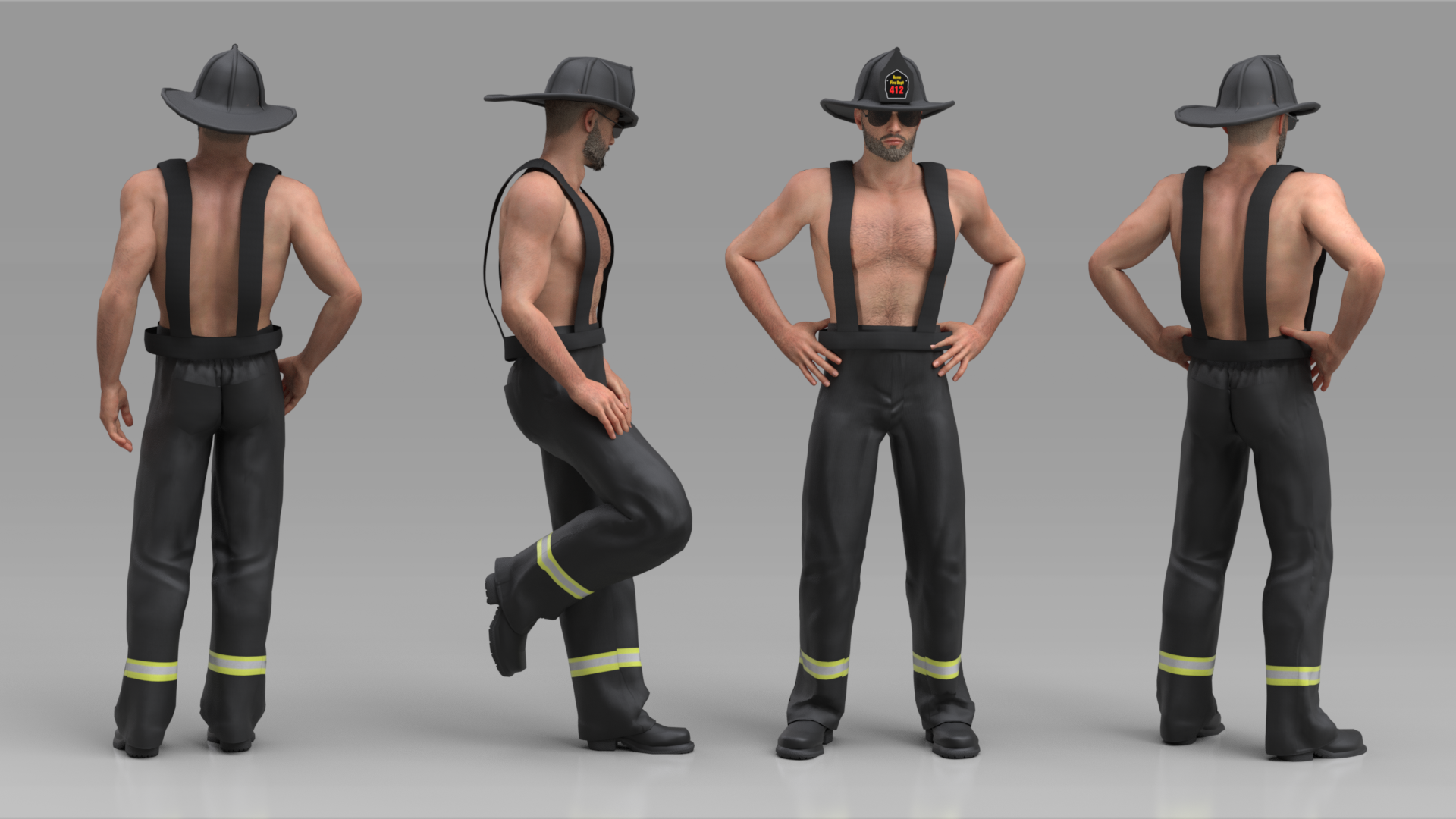 Fire Fighters - Character Creator/Outfit - Reallusion Content Store