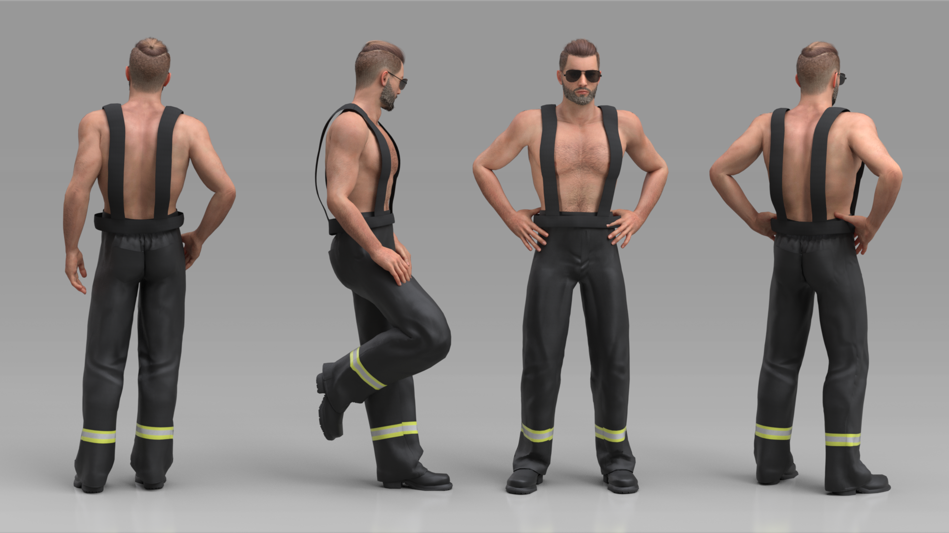 Fire Fighters - Character Creator/Outfit - Reallusion Content Store