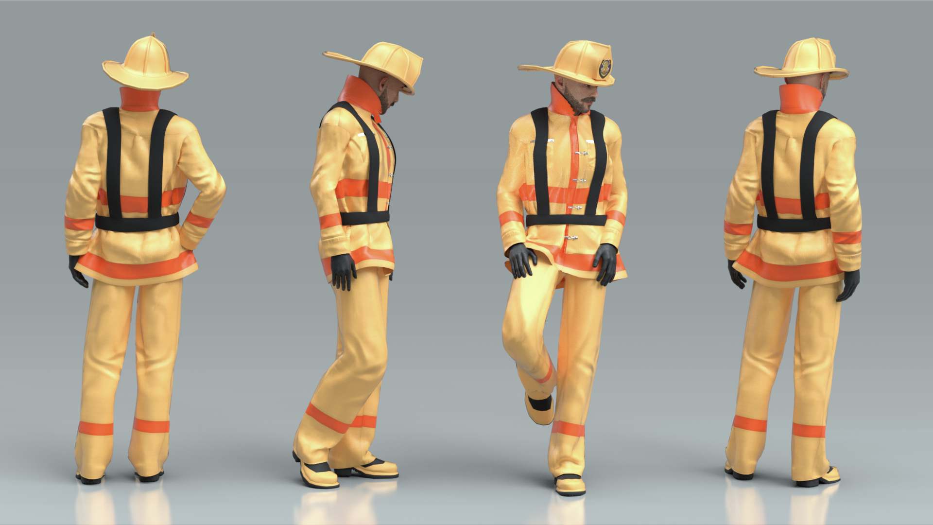 Fire Fighters - Character Creator/Outfit - Reallusion Content Store