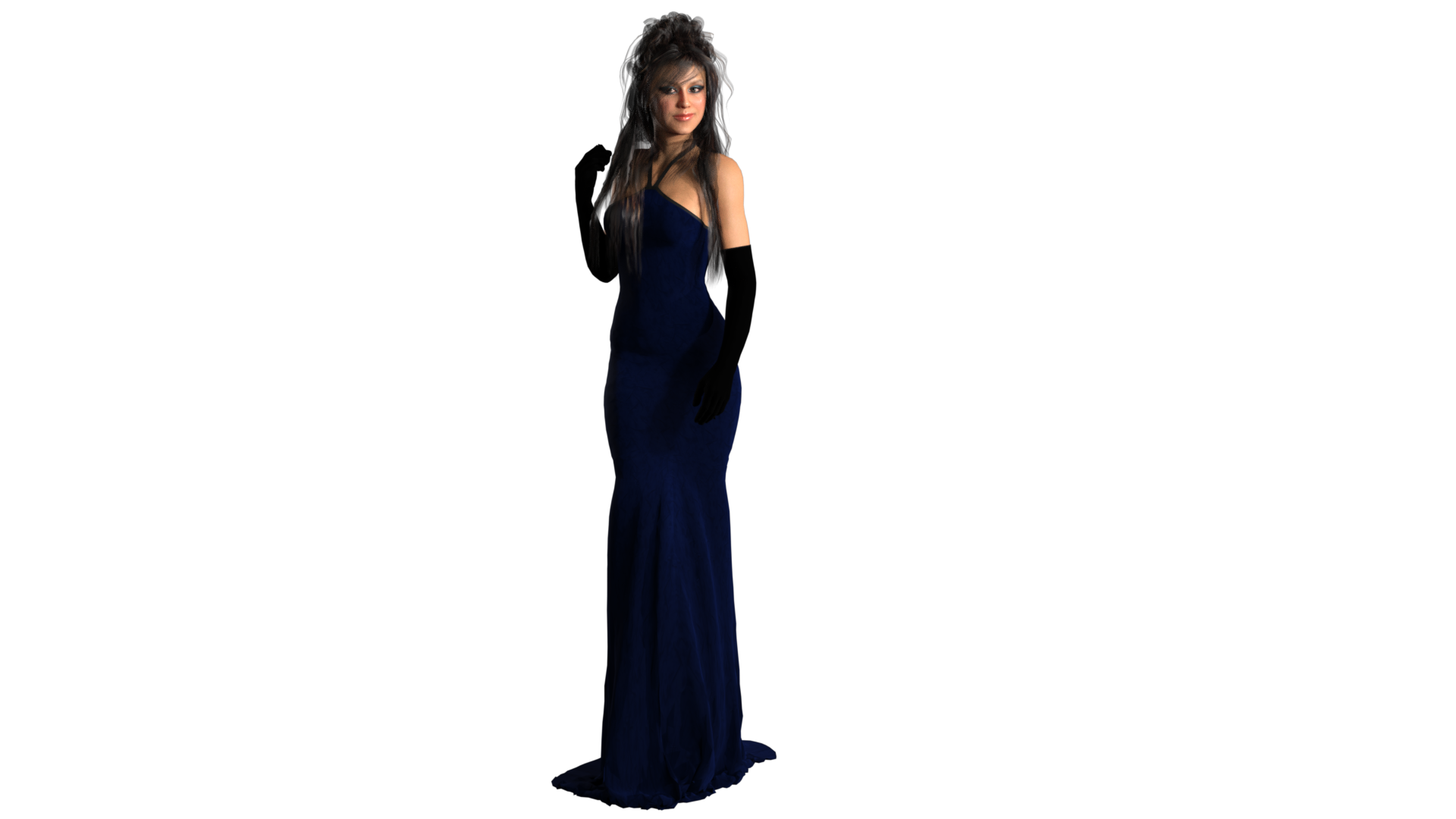 Fishtail Gown - Character Creator/Outfit - Reallusion Content Store