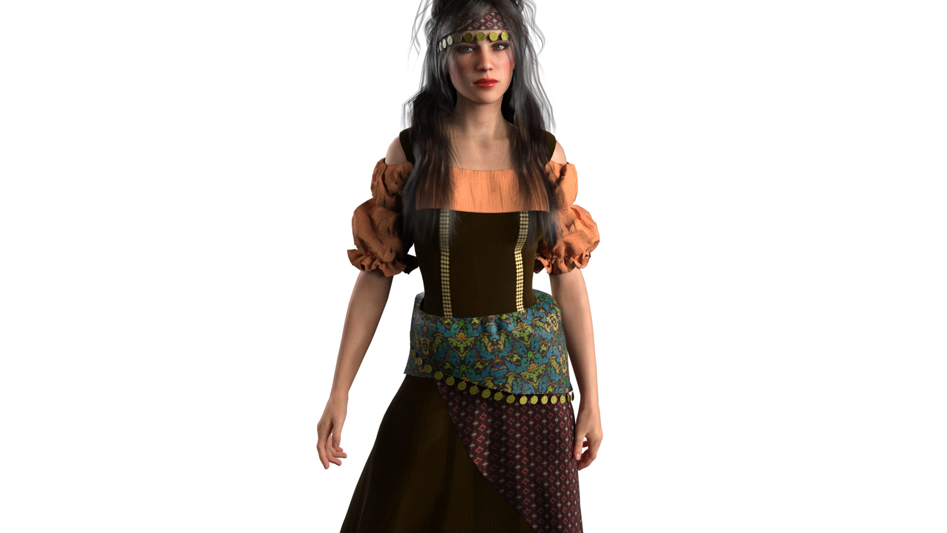 Gypsy Fortune Teller - Character Creator/Outfit - Reallusion Content Store