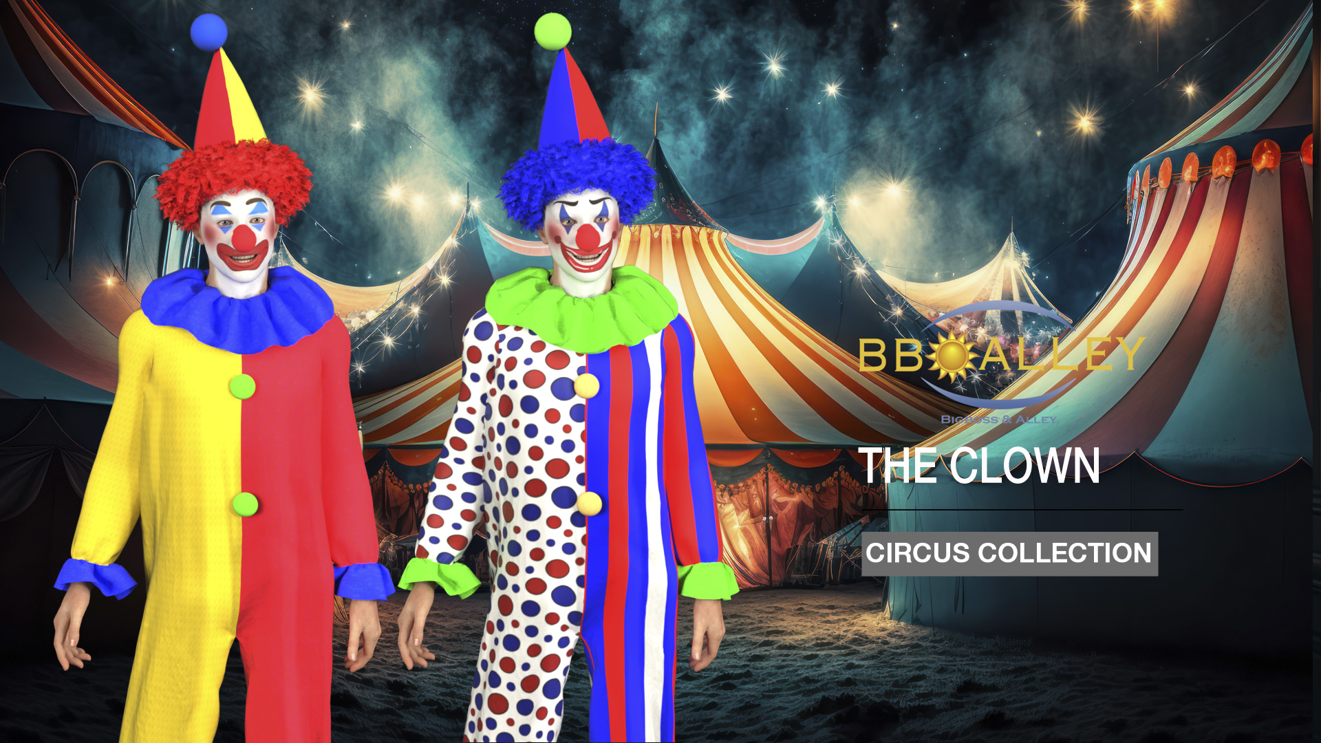 The Clown - Character Creator/Outfit - Reallusion Content Store