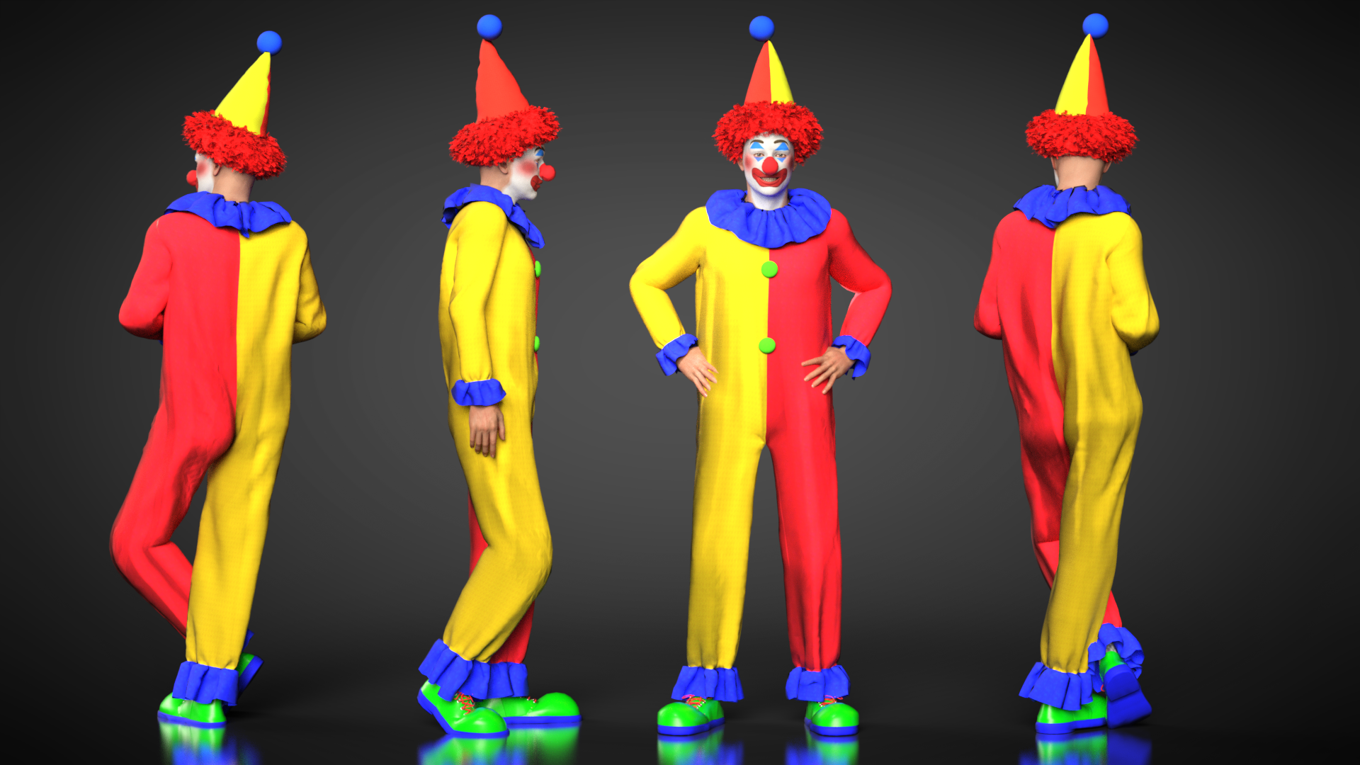 The Clown - Character Creator/Outfit - Reallusion Content Store