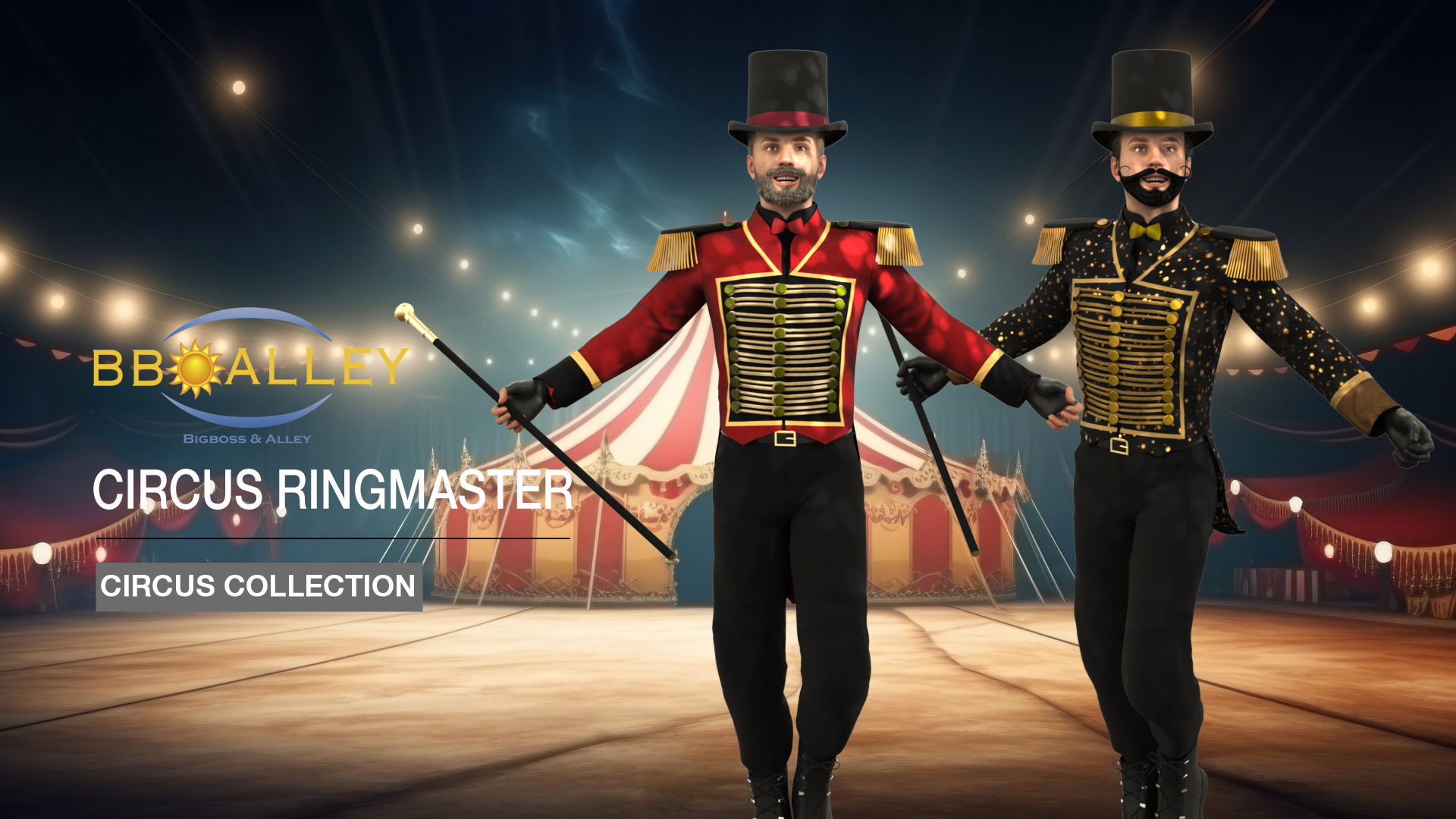 Circus Ringmaster - Character Creator/Outfit - Reallusion Content Store