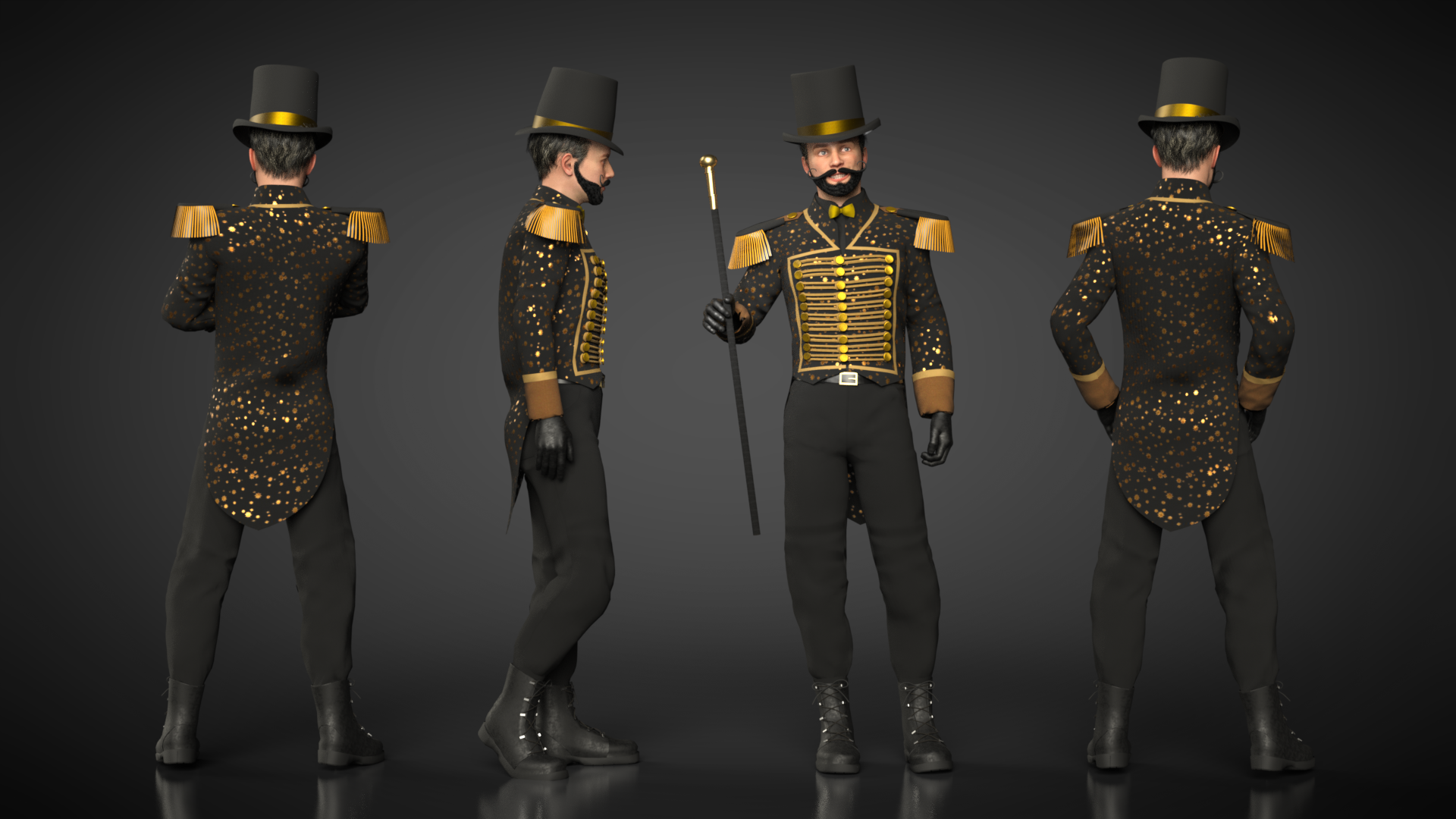 Circus Ringmaster - Character Creator/Outfit - Reallusion Content Store