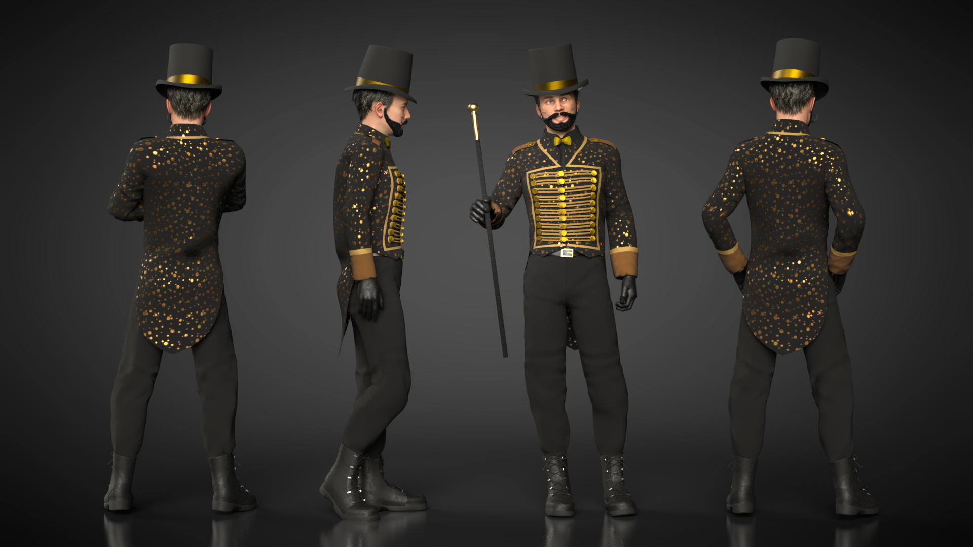Circus Ringmaster - Character Creator/Outfit - Reallusion Content Store