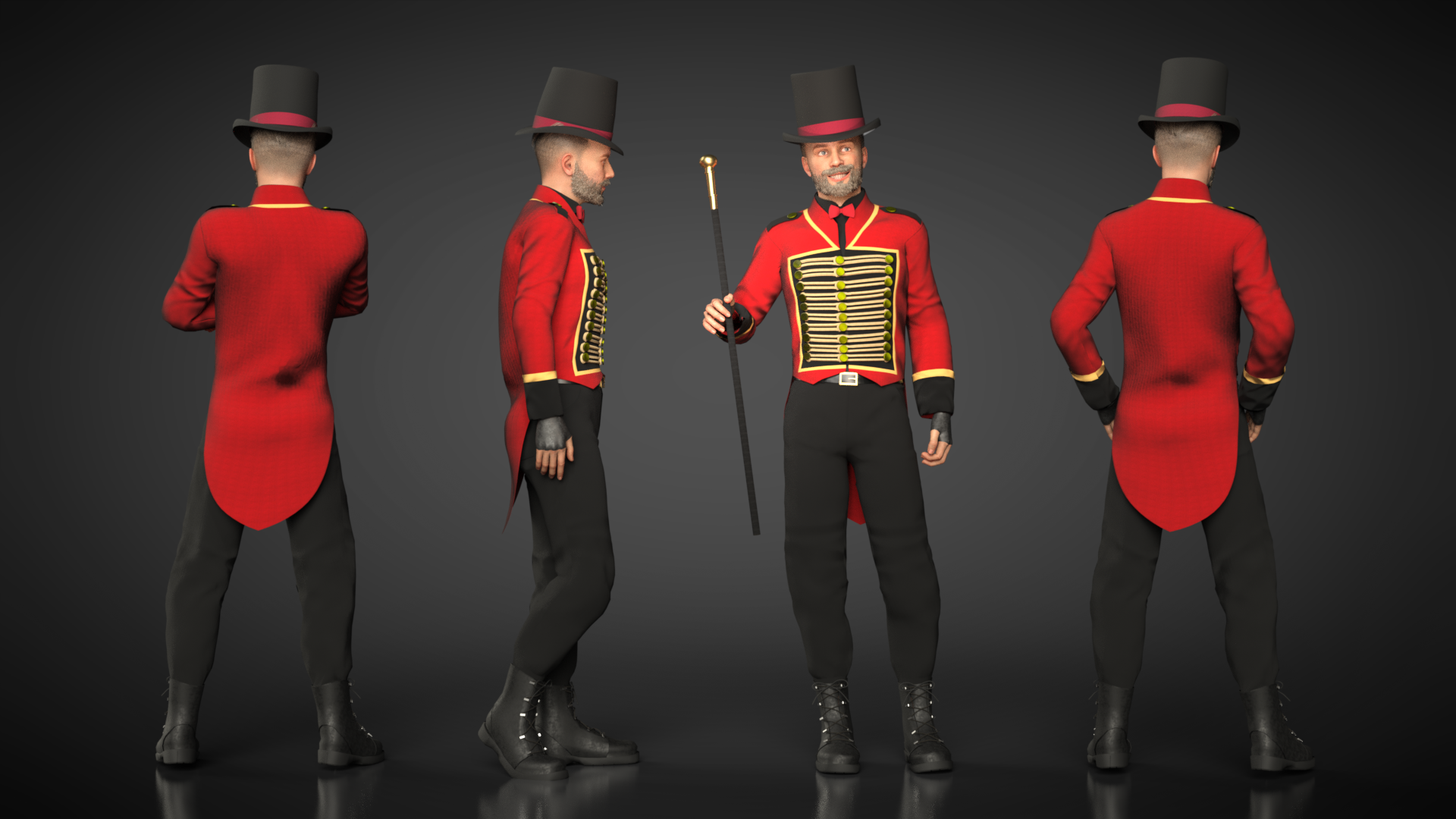 Circus Ringmaster - Character Creator/Outfit - Reallusion Content Store