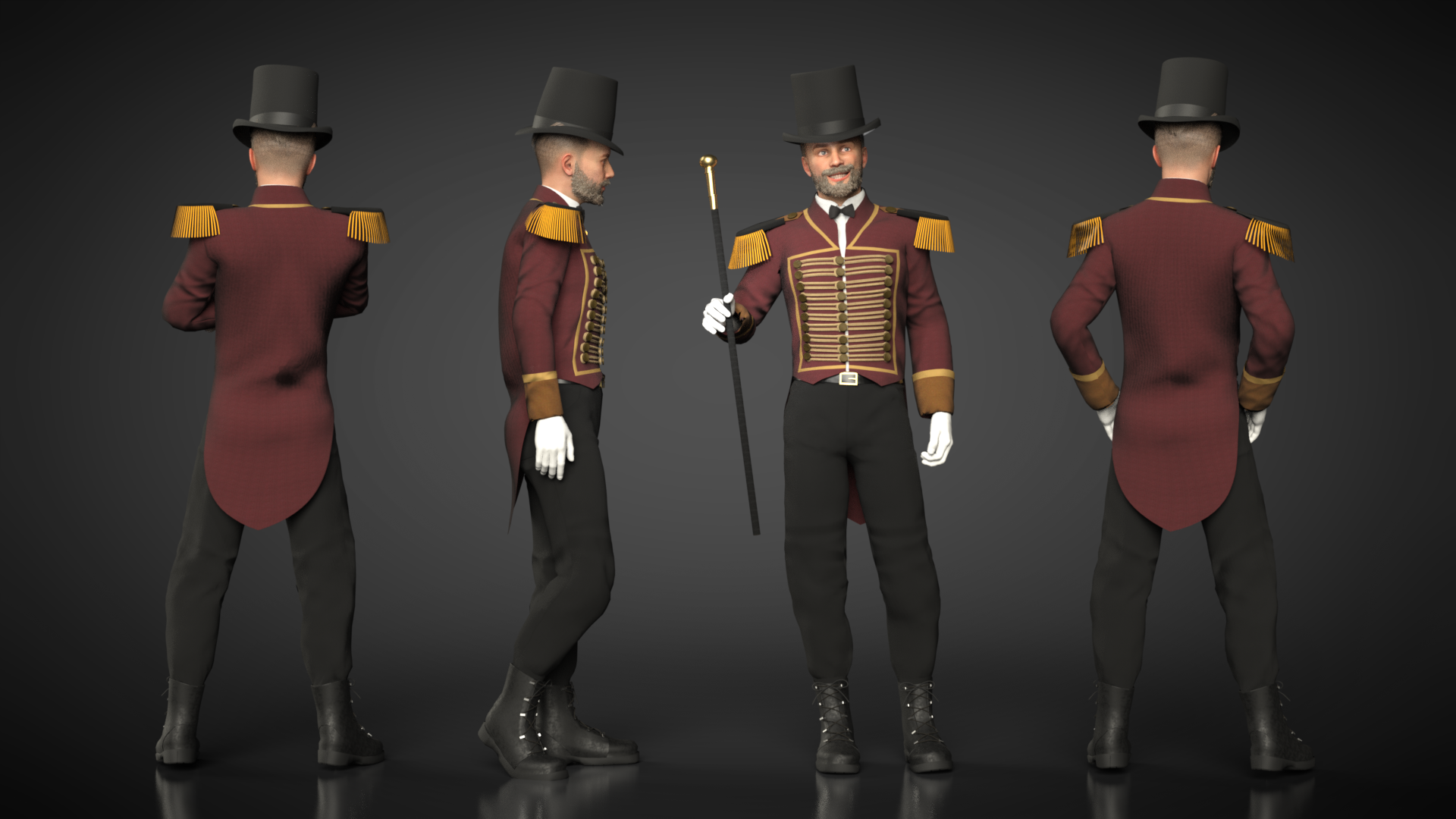 Circus Ringmaster - Character Creator/Outfit - Reallusion Content Store