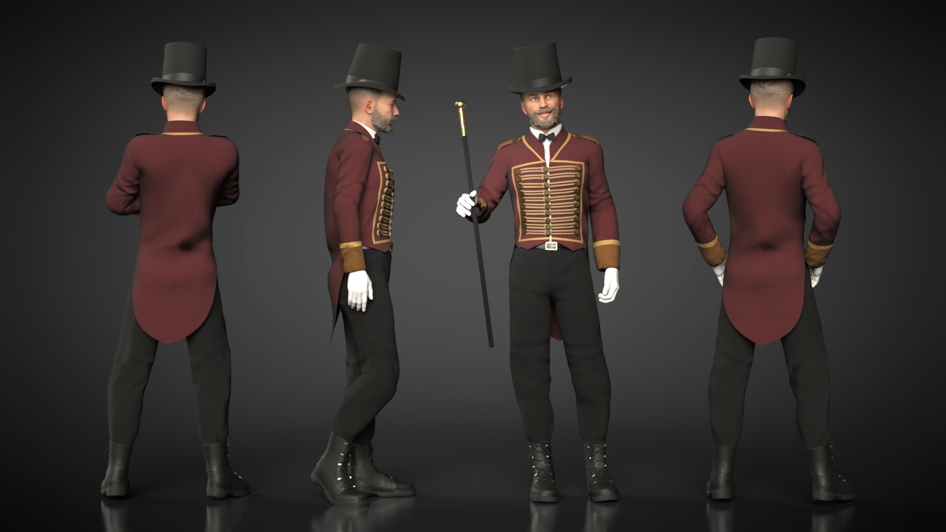 Circus Ringmaster - Character Creator/Outfit - Reallusion Content Store