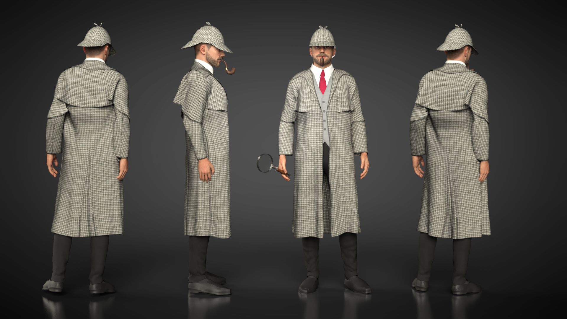 Sherlock Holmes - Character Creator/Outfit - Reallusion Content Store
