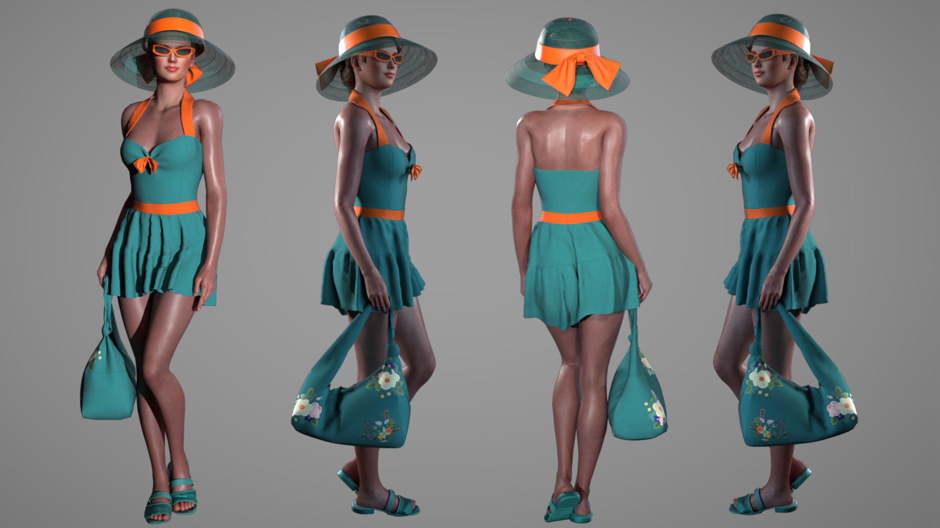 Beach Outfits - Character Creator/Outfit - Reallusion Content Store