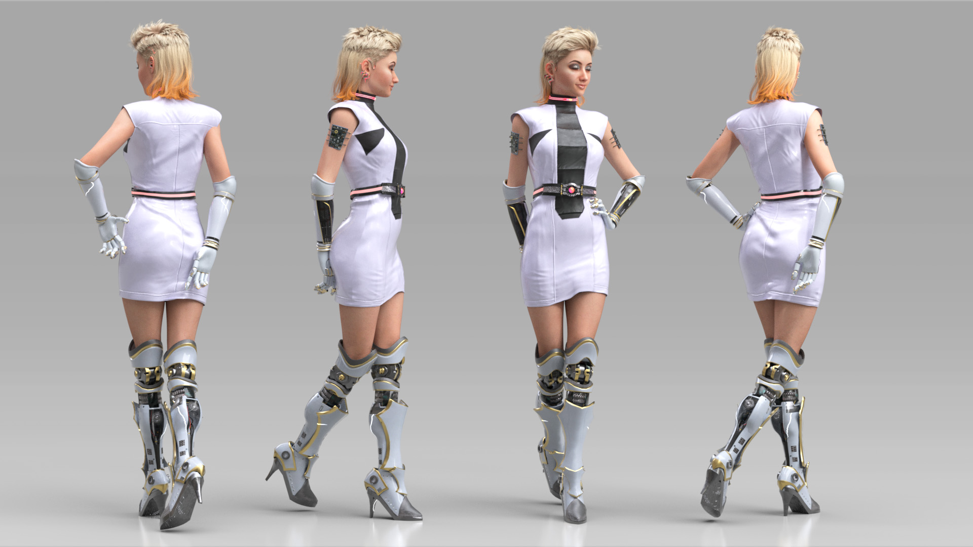 Cyborg City - Evil Angel - Character Creator/Outfit - Reallusion ...