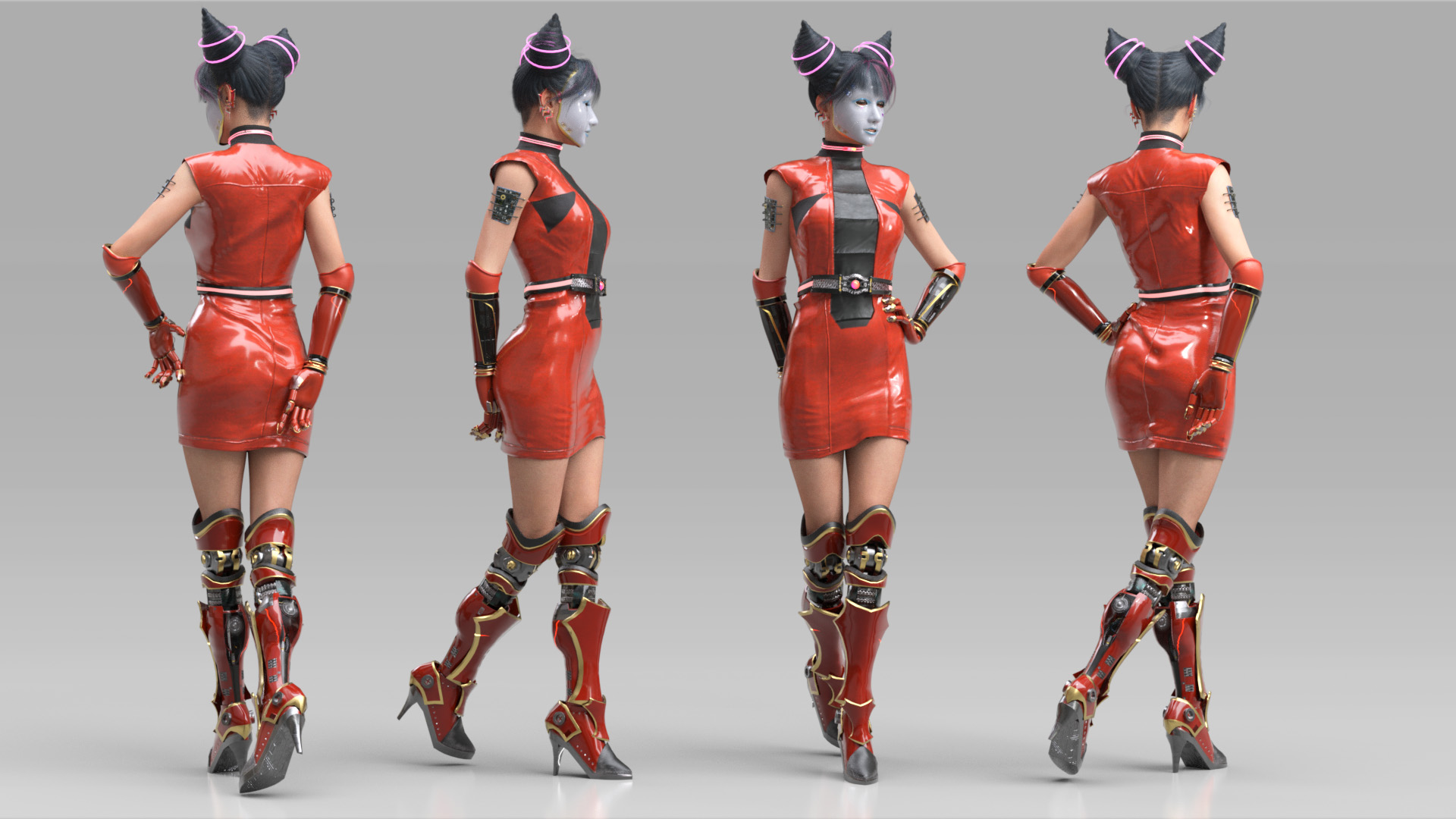 Cyborg City - Evil Angel - Character Creator/Outfit - Reallusion ...
