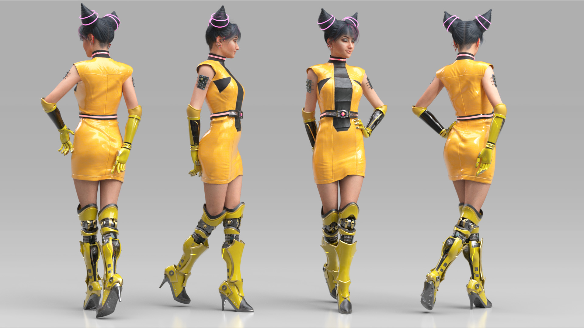 Cyborg City - Evil Angel - Character Creator/Outfit - Reallusion ...