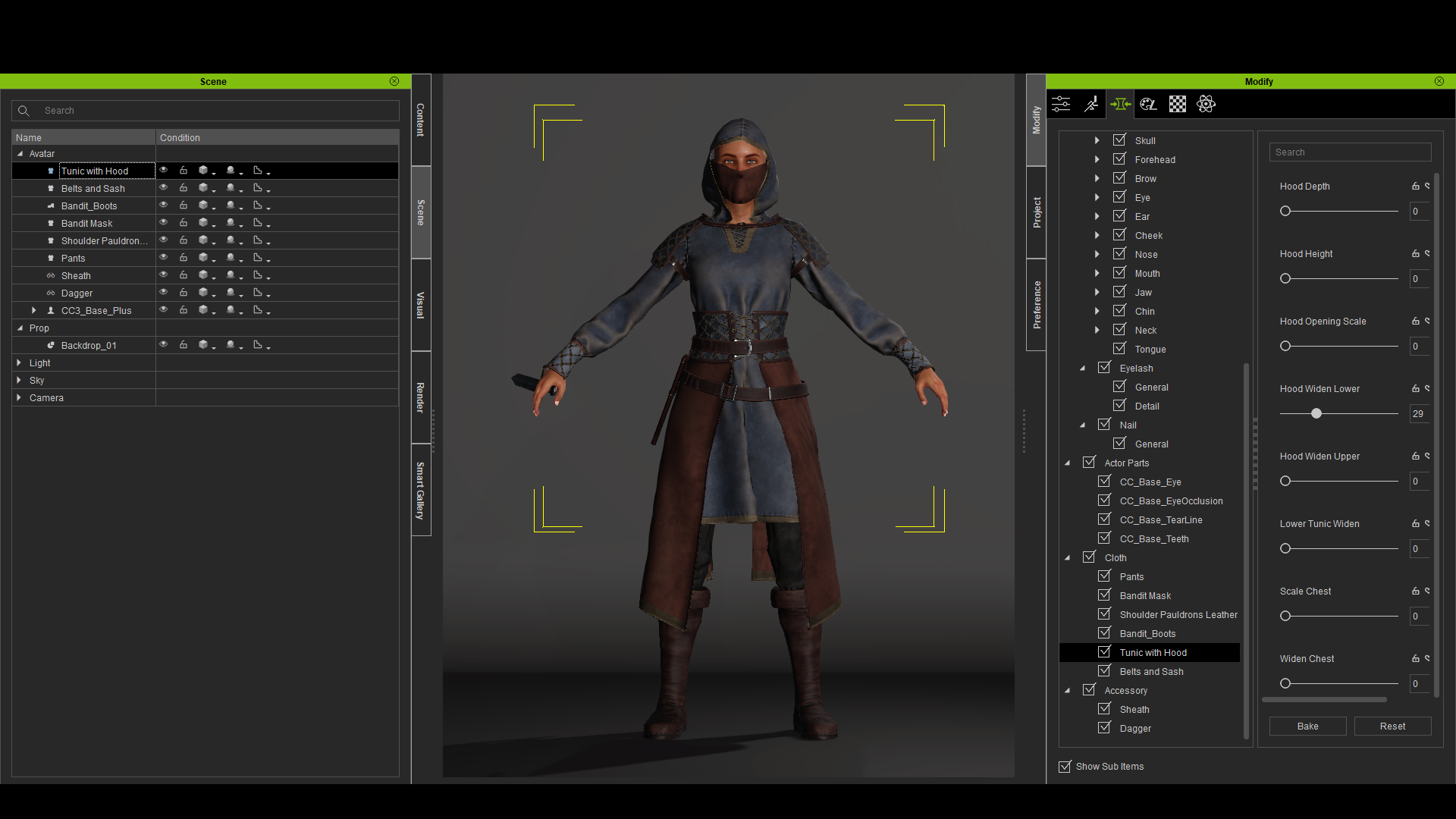 Medieval Female Bandit - Character Creator/Outfit - Reallusion Content ...