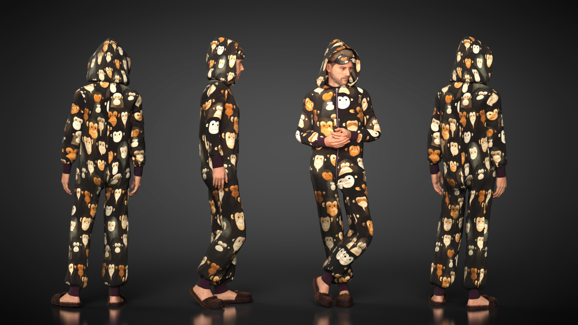 Male Onesie - Character Creator/Outfit - Reallusion Content Store