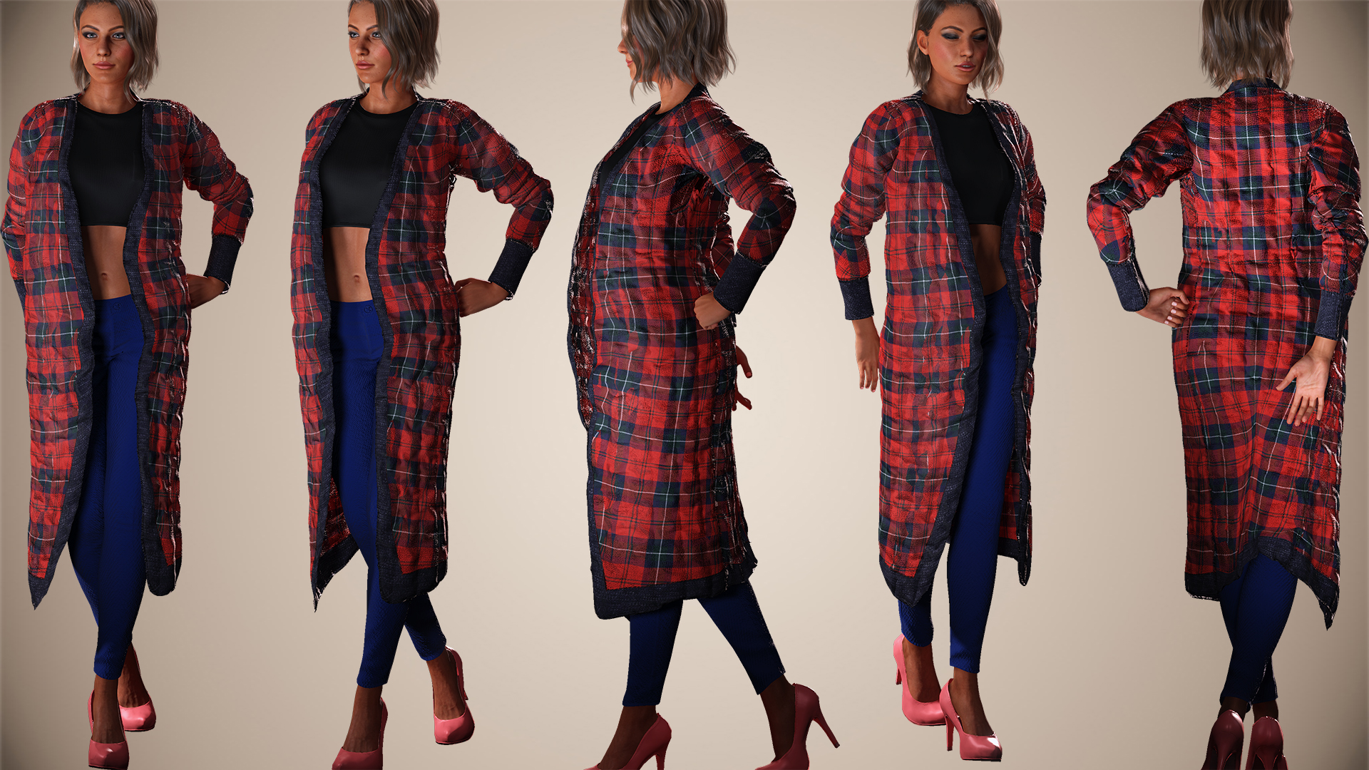 Cardigans V1_8 Pack - Character Creator/Outfit - Reallusion Content Store