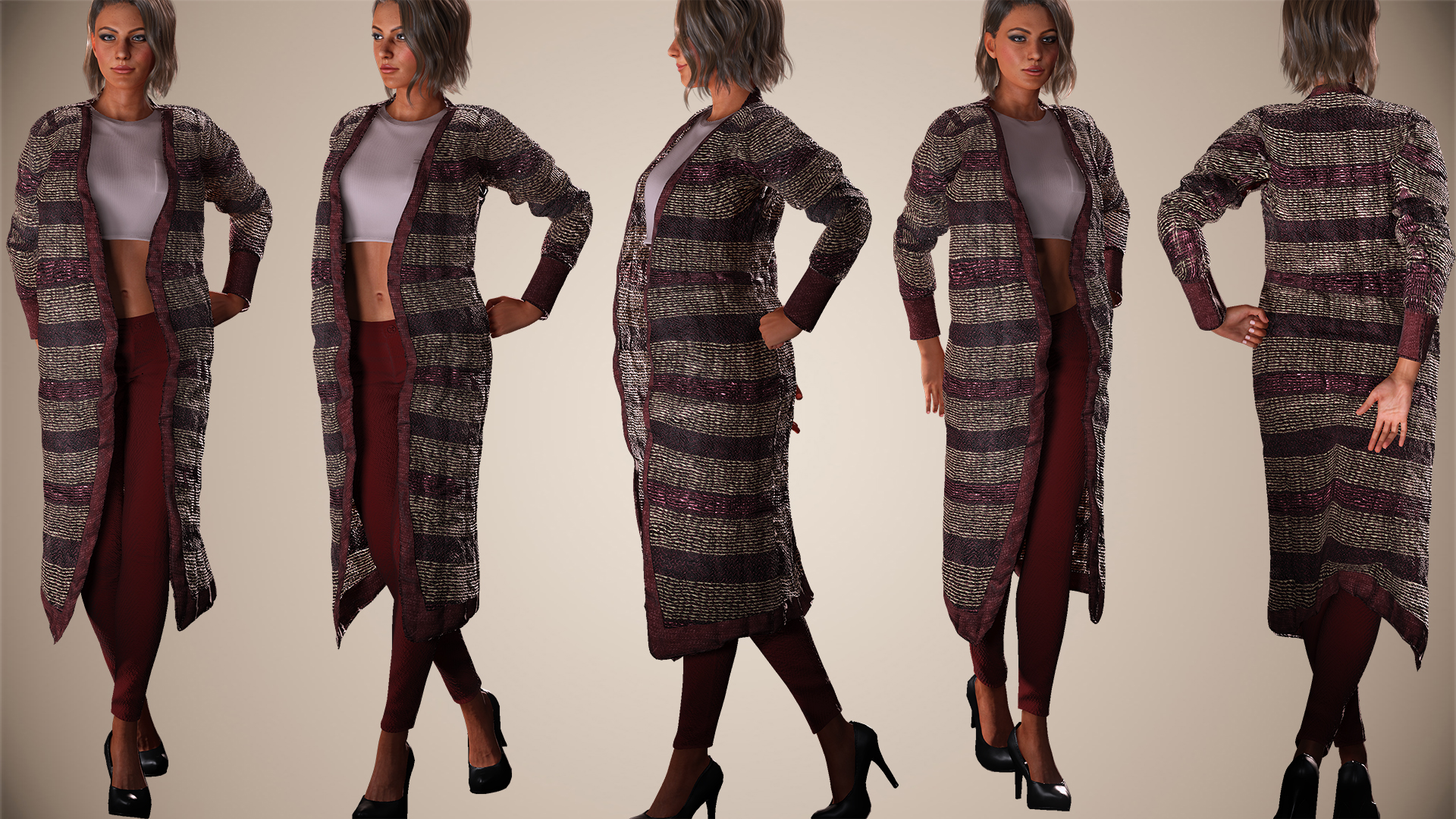Cardigans V1_8 Pack - Character Creator/Outfit - Reallusion Content Store