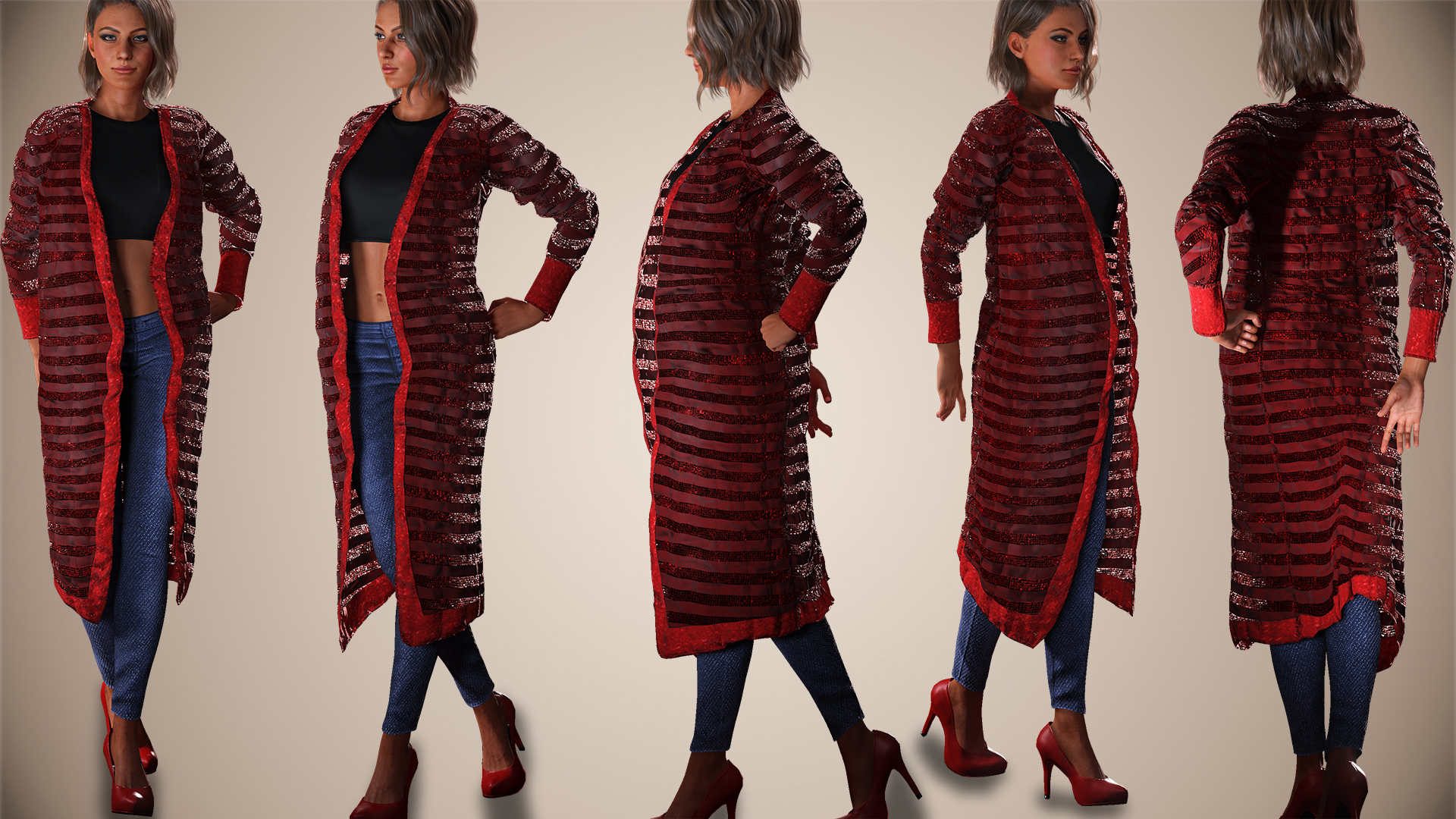 Cardigans V1_8 Pack - Character Creator/Outfit - Reallusion Content Store