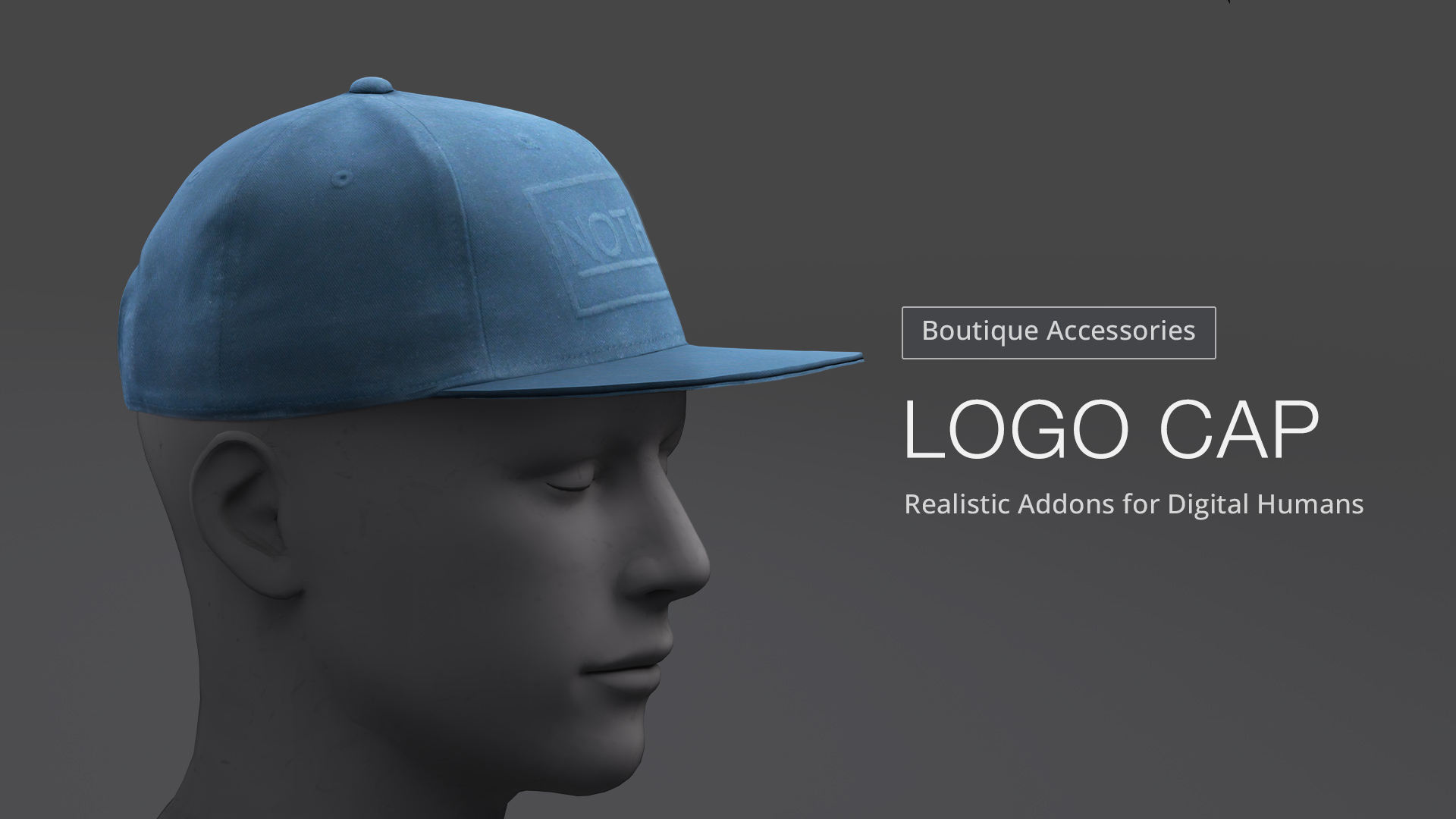Logo Cap - Character Creator/Accessory - Reallusion Content Store