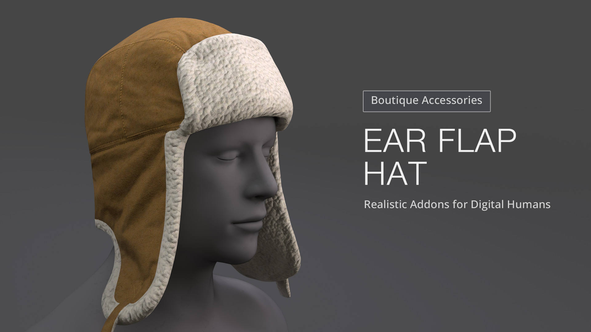 Ear Flap Hat - Character Creator/Accessory - Reallusion Content Store